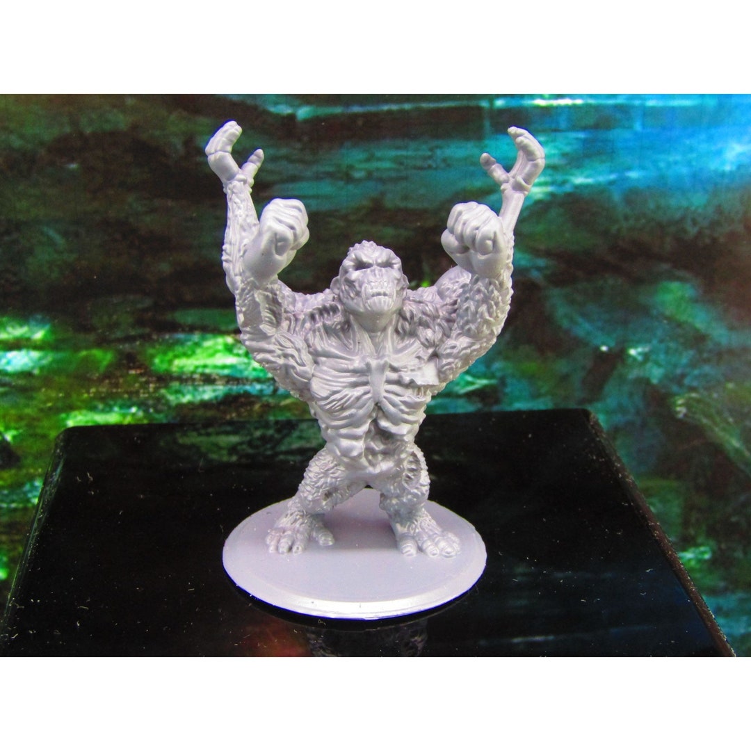 Undead Zombie Mutant Gorilla A Mini Miniature Model Character Figure ...