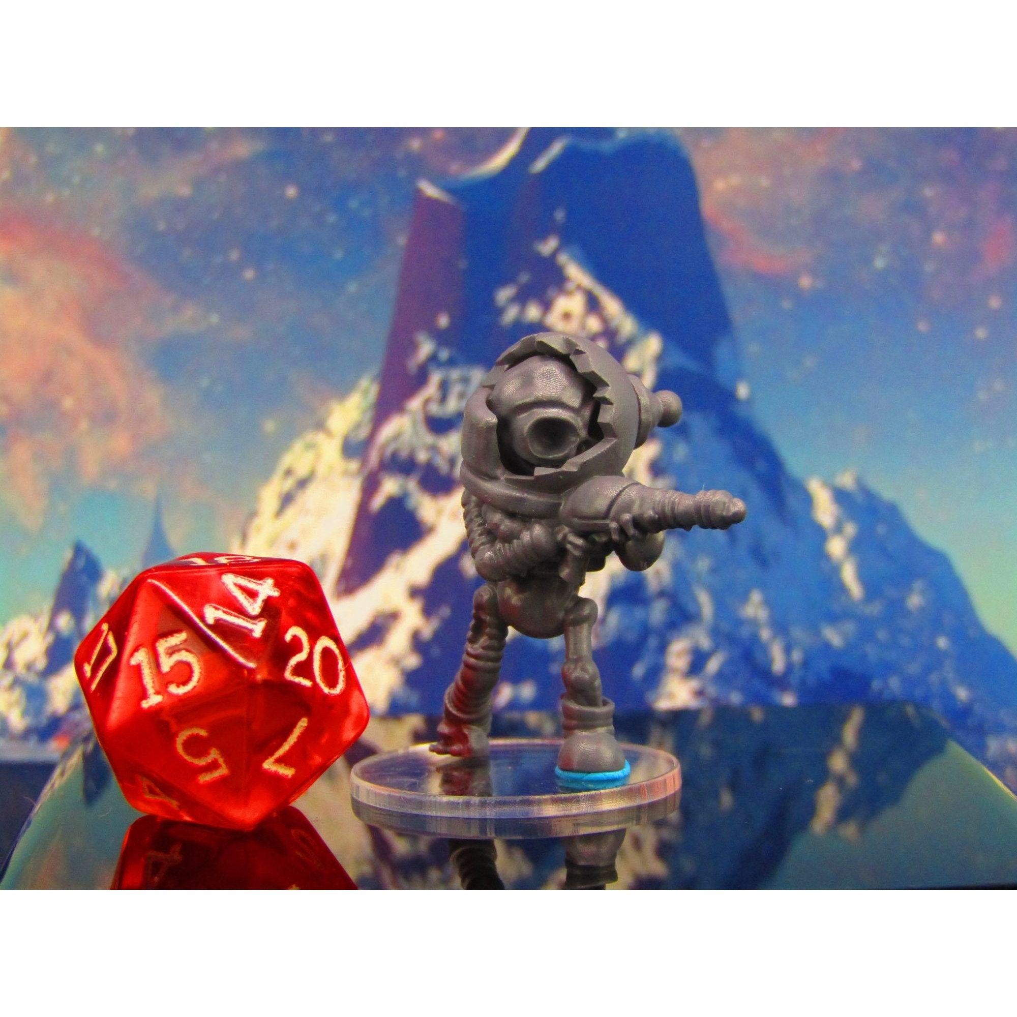 Skeletal Zeta Alien Invader C Mini Miniature Model Character Figure ...