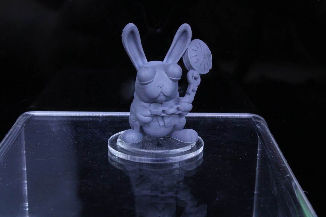 White Rabbit Alice in Wonderland Mini Miniature Model Character Figure ...