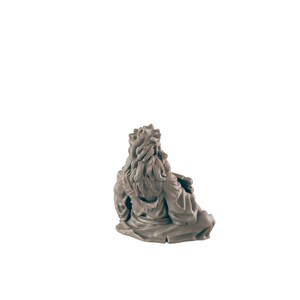 Human Mini Beggar W/ Sign Male Townsfolk NPC Figure Dnd Wargaming Mini ...