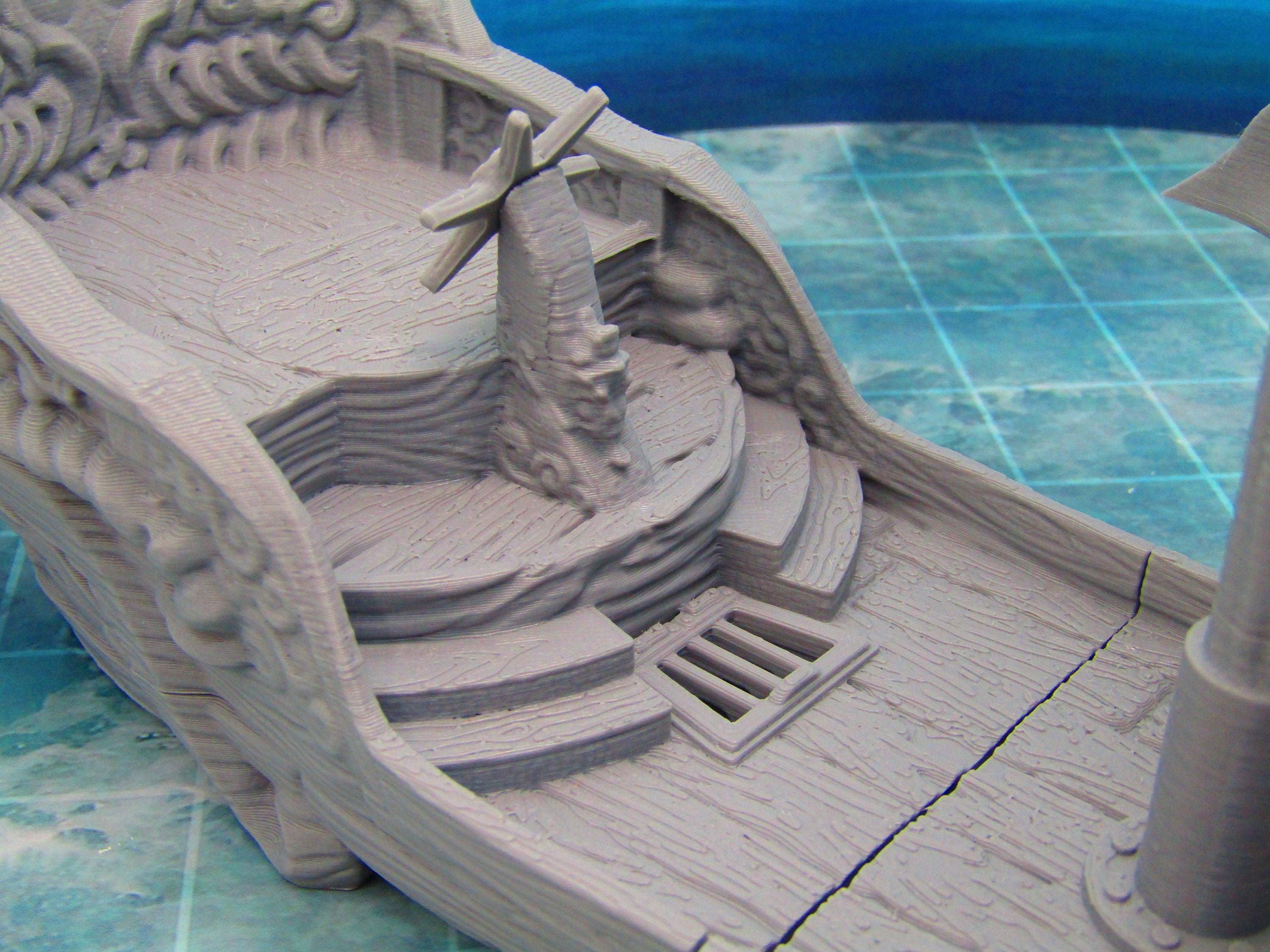 Maiden's Gambit Pirate Ship Sail Boat Scatter Terrain Scenery 3D ...