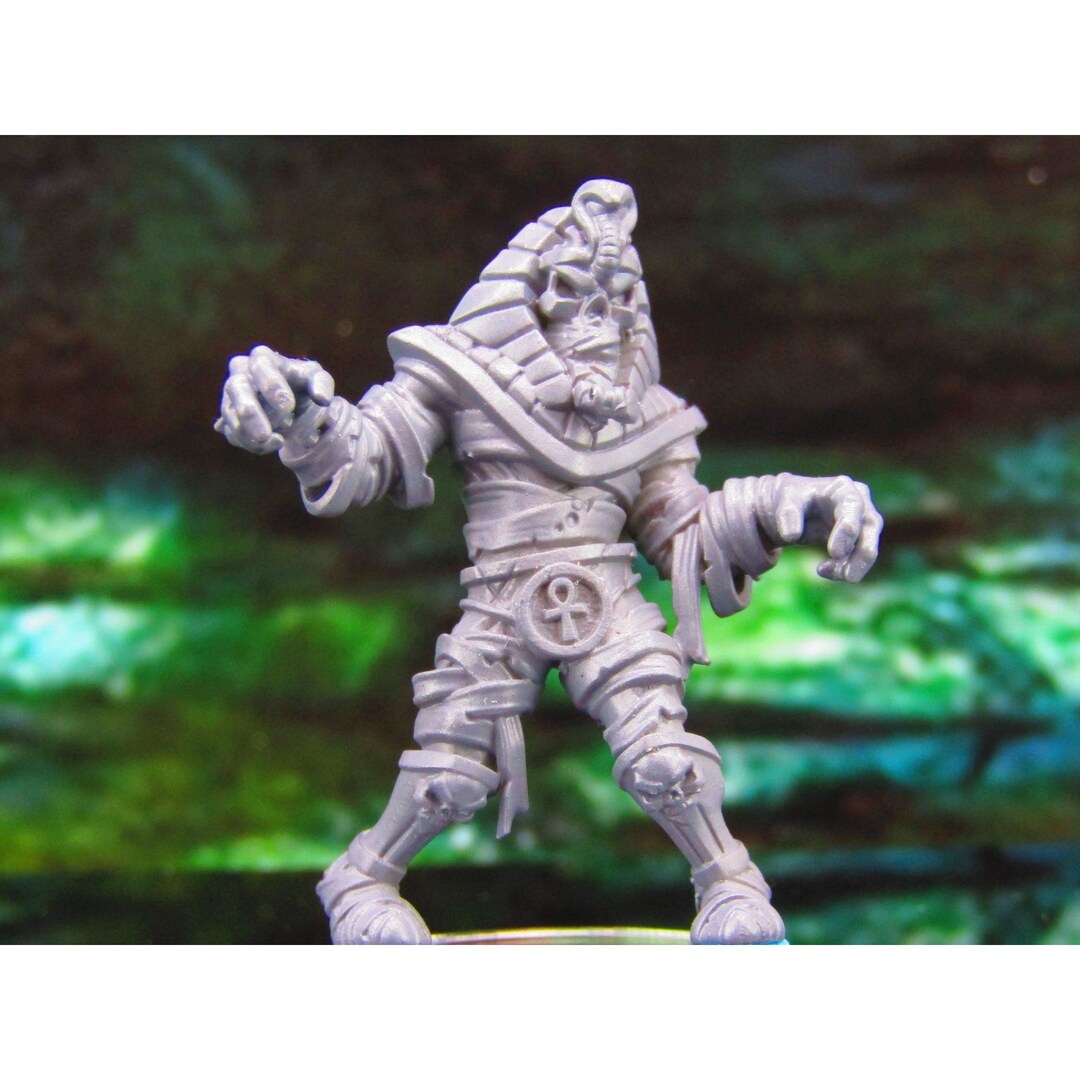 Mummy Pharaoh B Mini Miniature Model Character Figure 28mm/32mm Scale ...