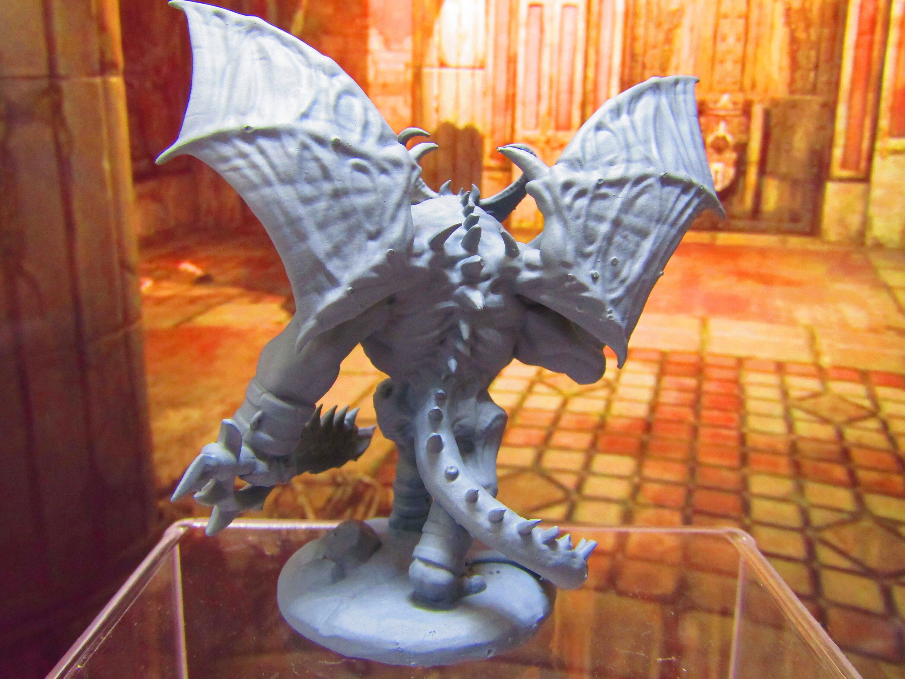 Hell Spawn Demon Winged Beast Horror Monster Mini Miniature 3D Printed ...