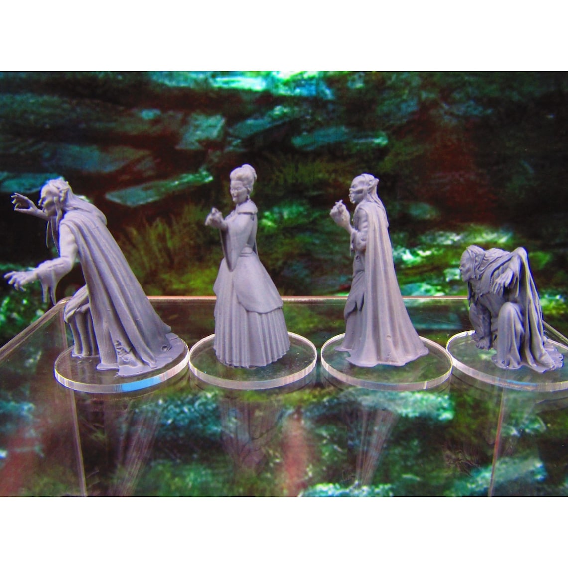 4pc Vampires Mini Miniatures 3D Printed Model Figure 28/32mm - Etsy