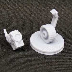 Wheeled Recon Bot Camera Droid Mini Miniature 3D Printed Figure Model 28/32mm Scale Sci Fi ...