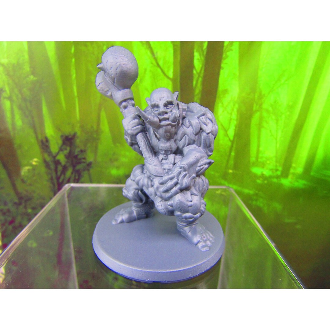Large Male Troll Mini Miniatures 3D Printed Resin Model Figure 28/32mm ...