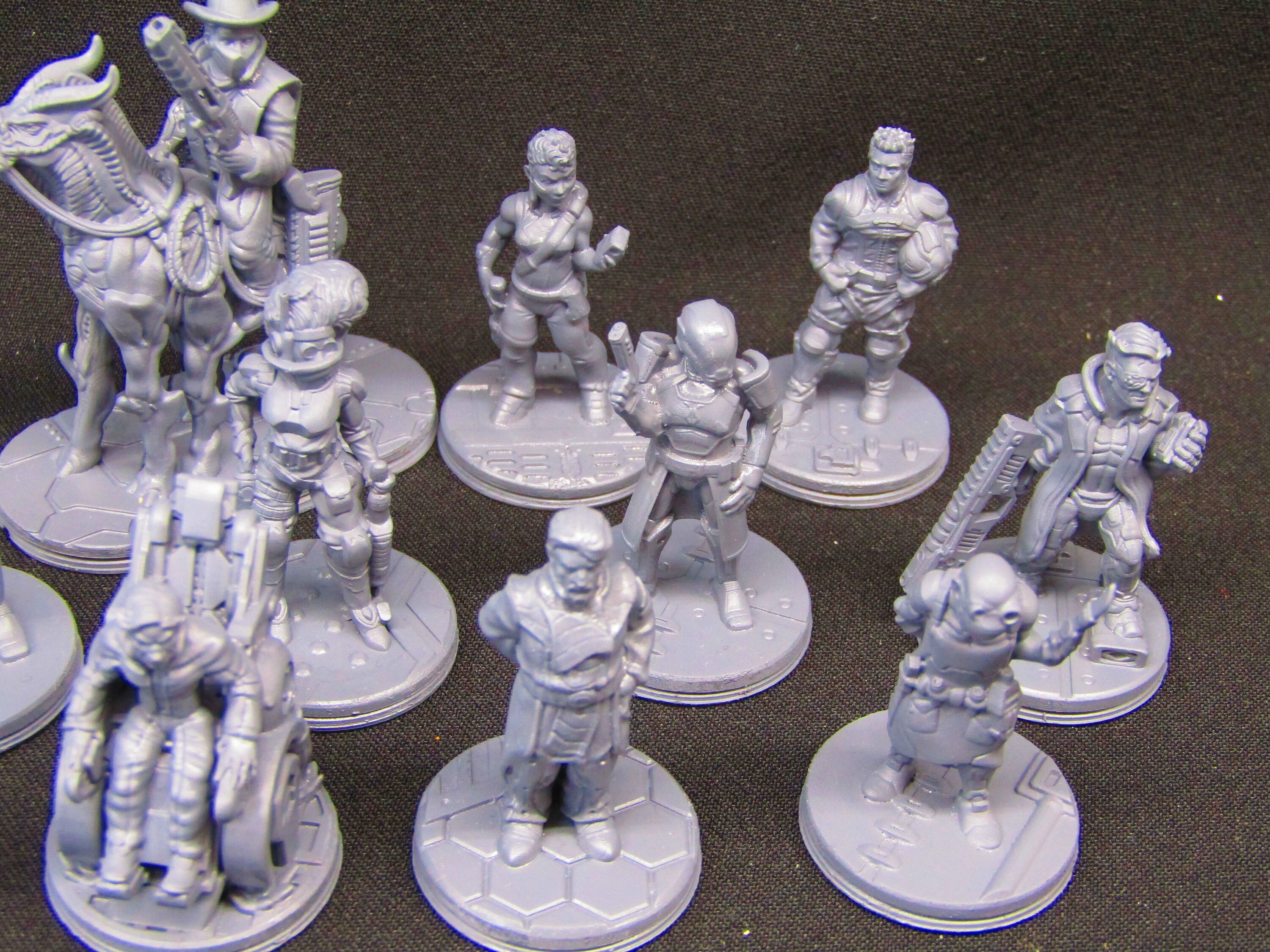 Sci Fi Mini Set 5 - 14pc Novus Landing Humans Mini Miniature 3D Printed ...