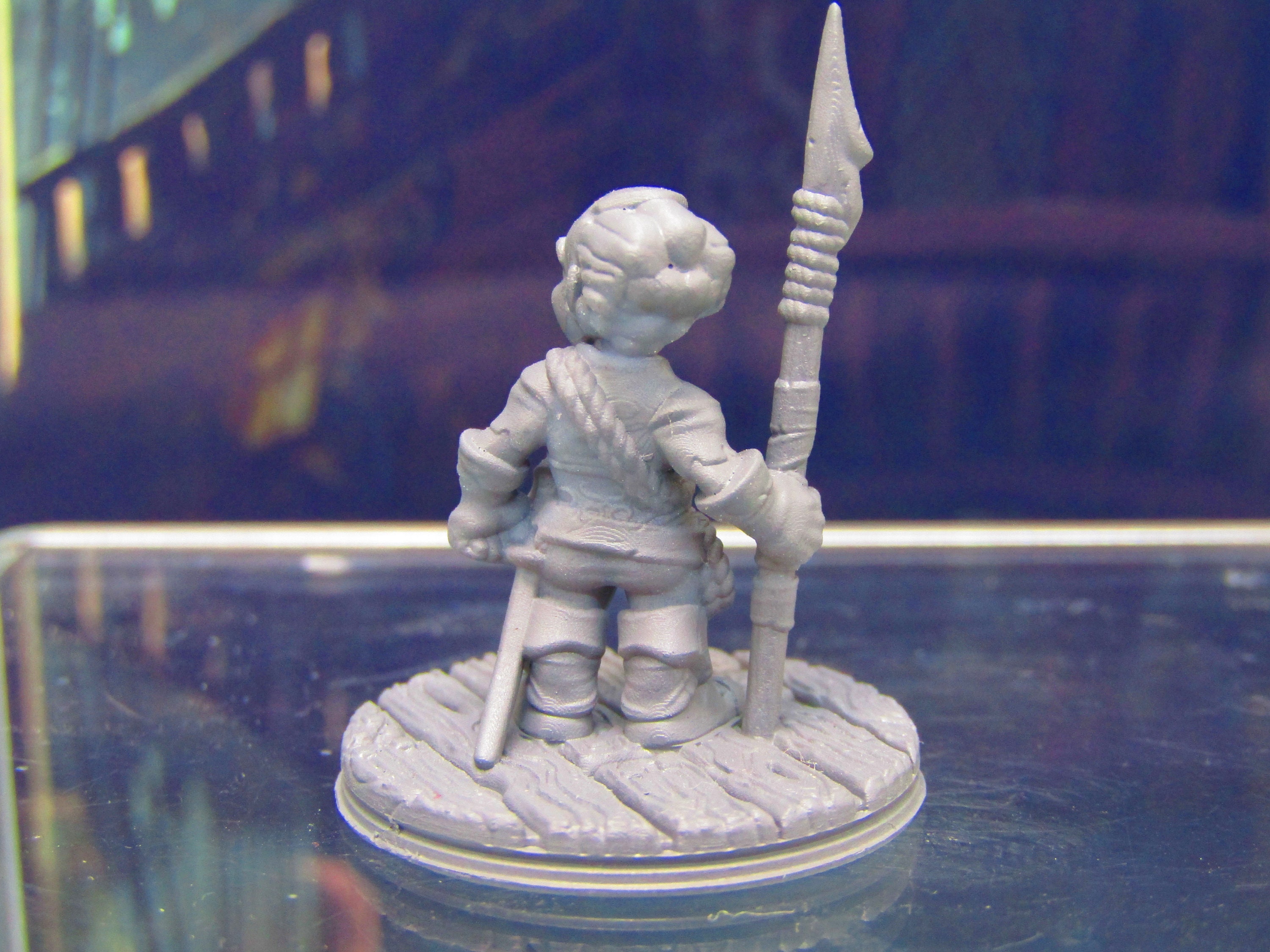 Gnome Female Sailor W/spear Mini Miniature Figure 3D Printed | Etsy