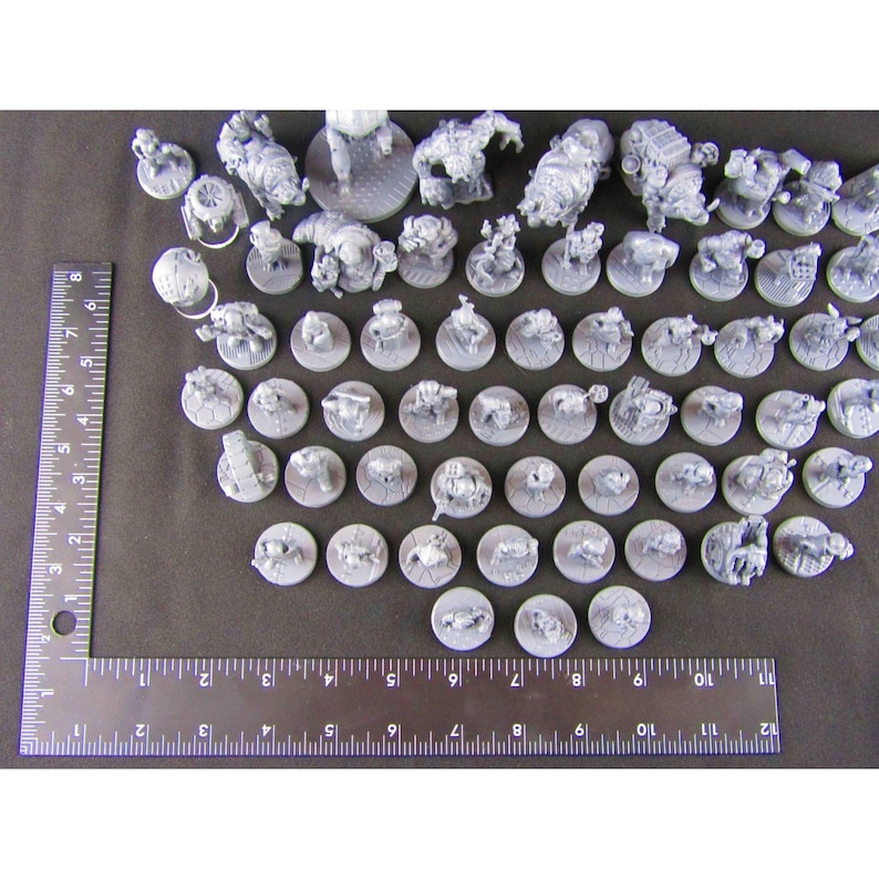 Sci Fi Mini Set 7 62pc Novus Landing Set Mini Miniatures | Etsy