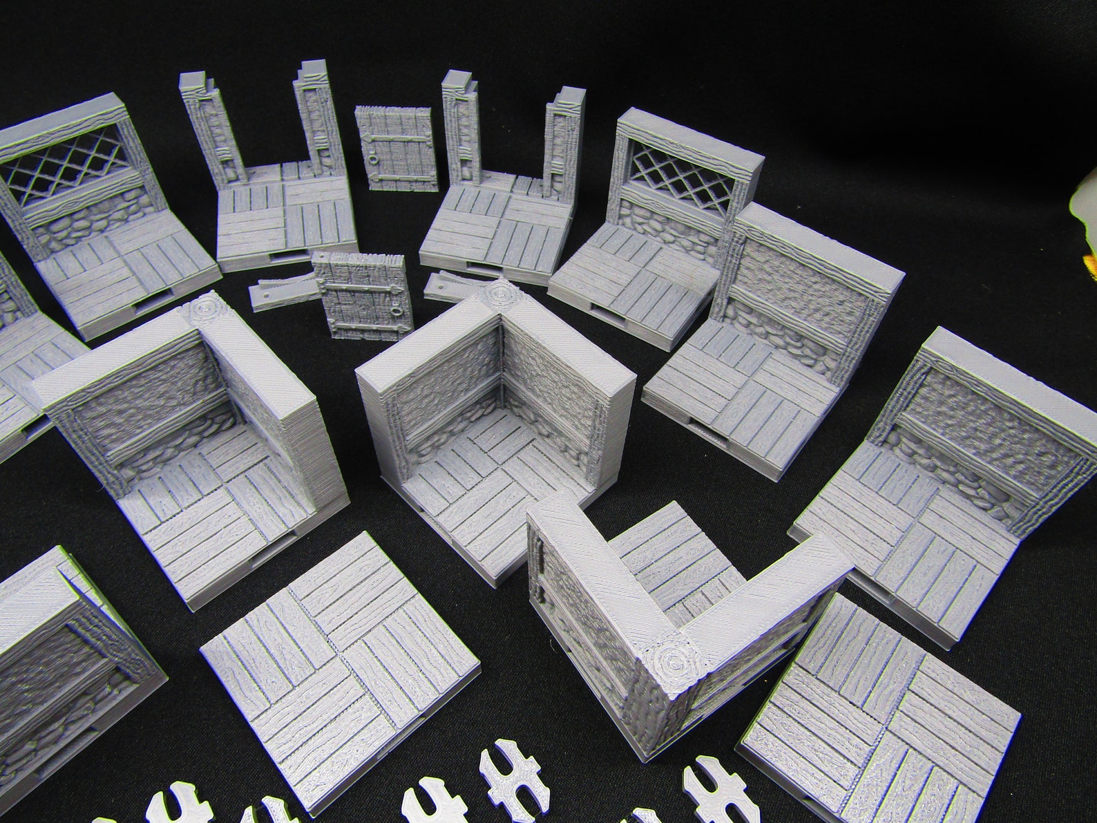 15 Tile Set Town Bar Inn Openforge Locking Modular Dungeon Tiles W ...