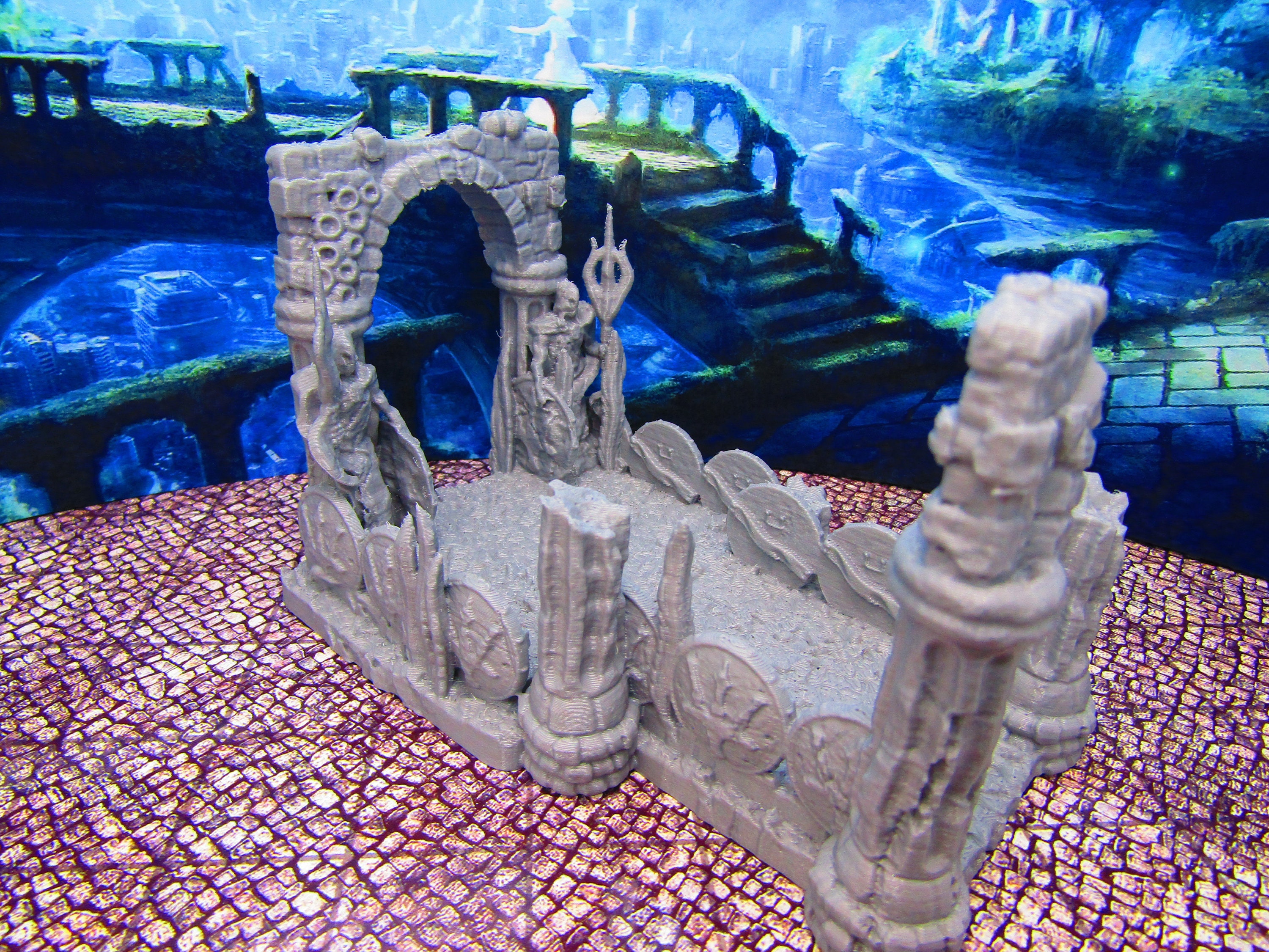 Merfolk Mermaid Deep Sea Hall Walk of Champions Scenery | Etsy