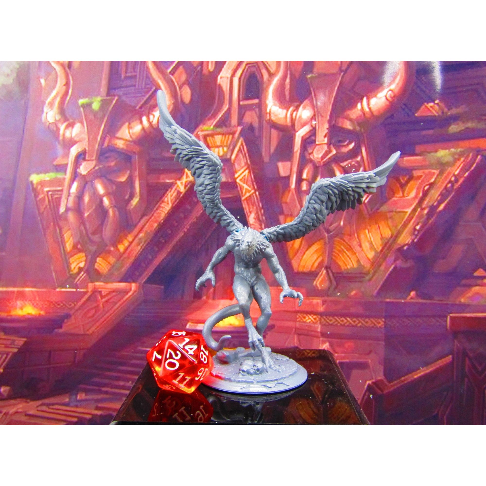 Vrock Bird Roc Monster Mini Miniature Model Character Figure 28mm/32mm ...