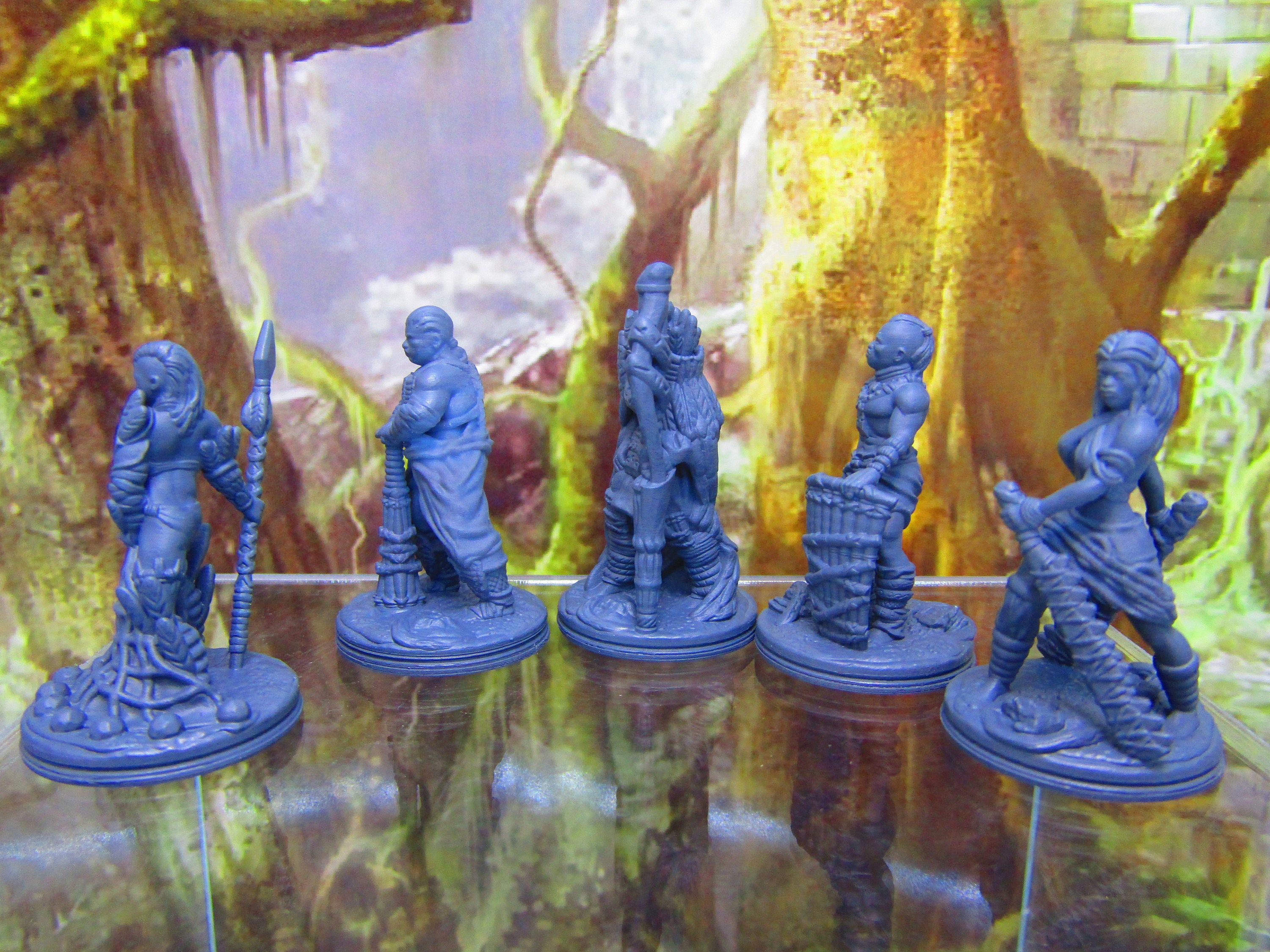 Lot of Tribal Jungle Warrior Tribe Party Mini Miniature Figure 3D ...