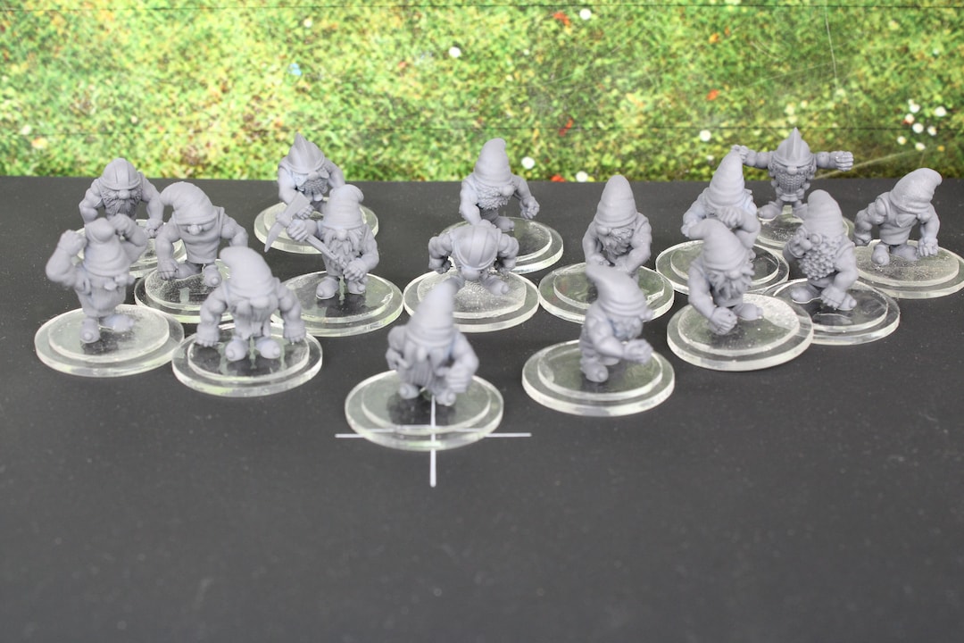 16pc Dwarves Set Mini Miniature Model Character Figure 28mm/32mm Scale ...