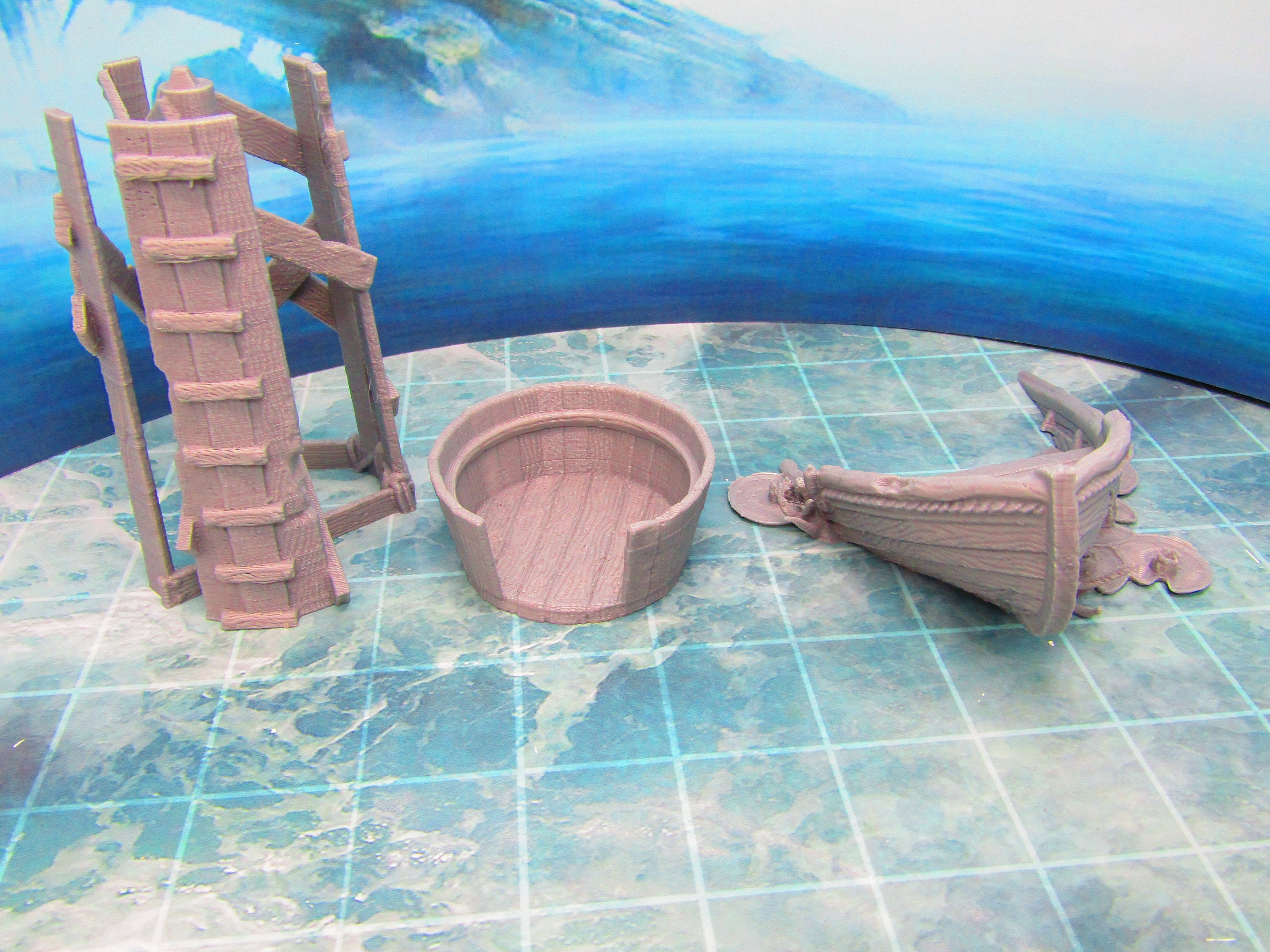 Sunken Boat W/ Crow's Nest Watchtower Scatter Terrain | Etsy