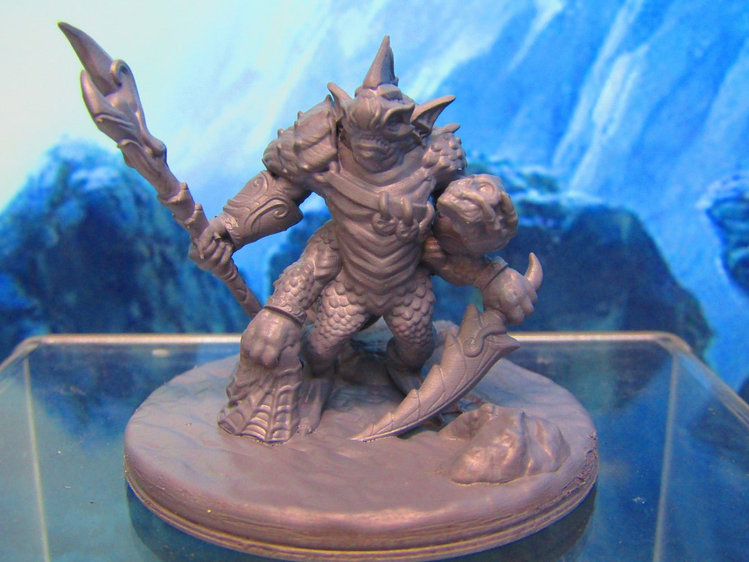 Sea Devil Warrior Fighter Soldier Leader Mini Miniature Figure 3D ...
