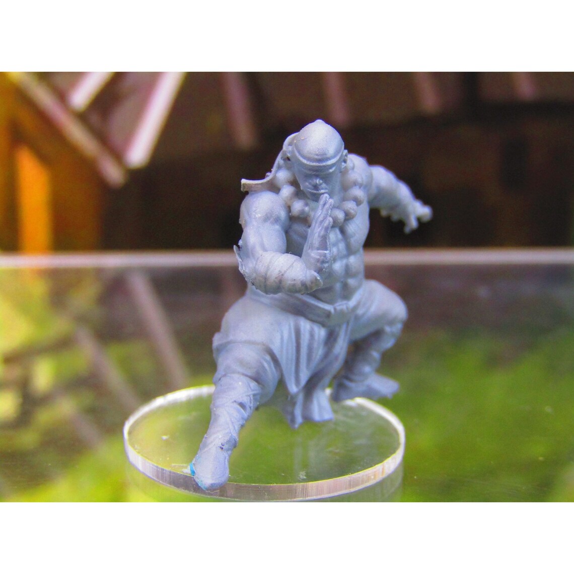 Monk Fighter Pose A Mini Miniature Figure 3D Printed Model - Etsy