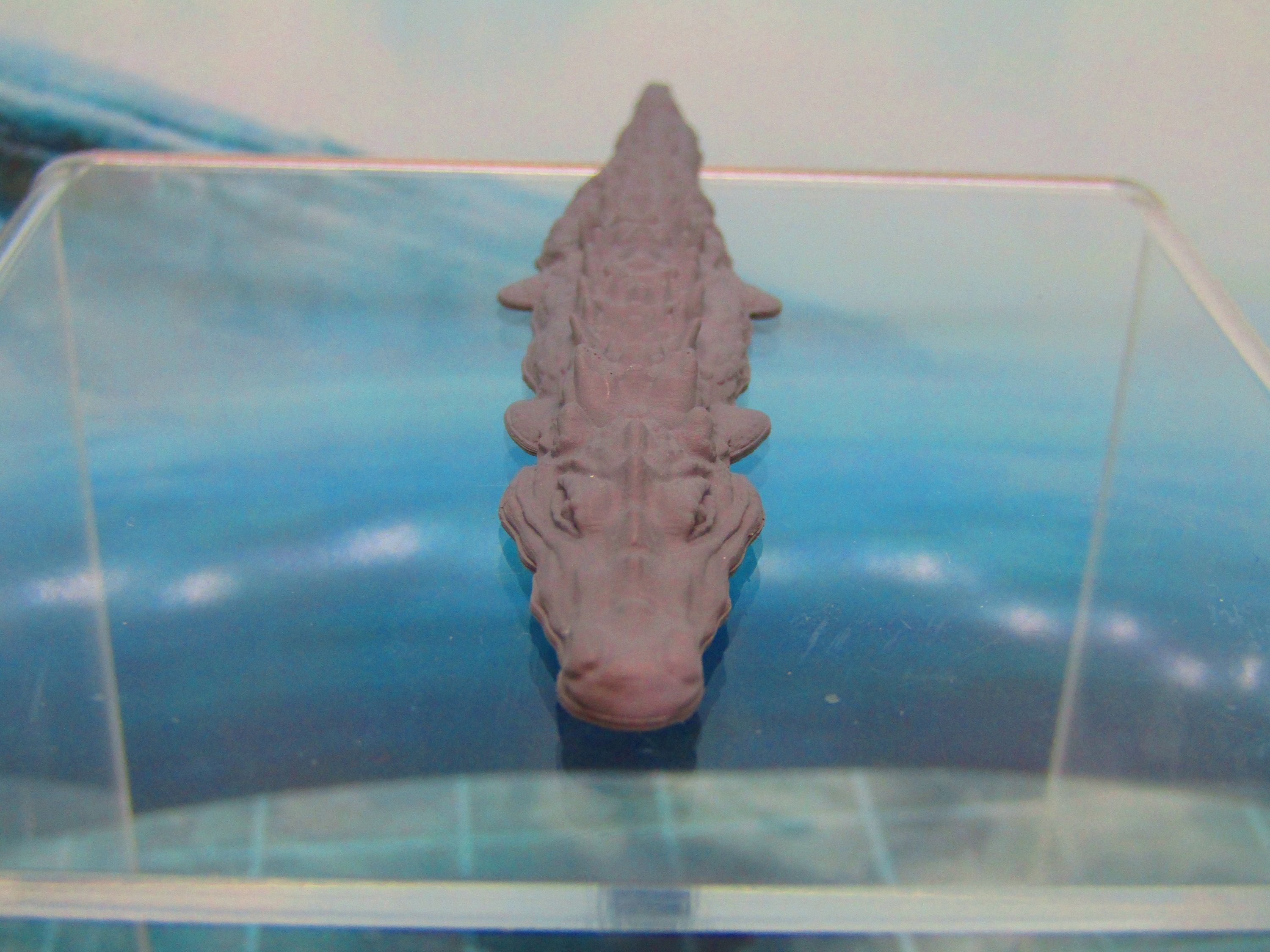 Swimming / Stalking Crocodile Alligator Mini Miniature 3D - Etsy