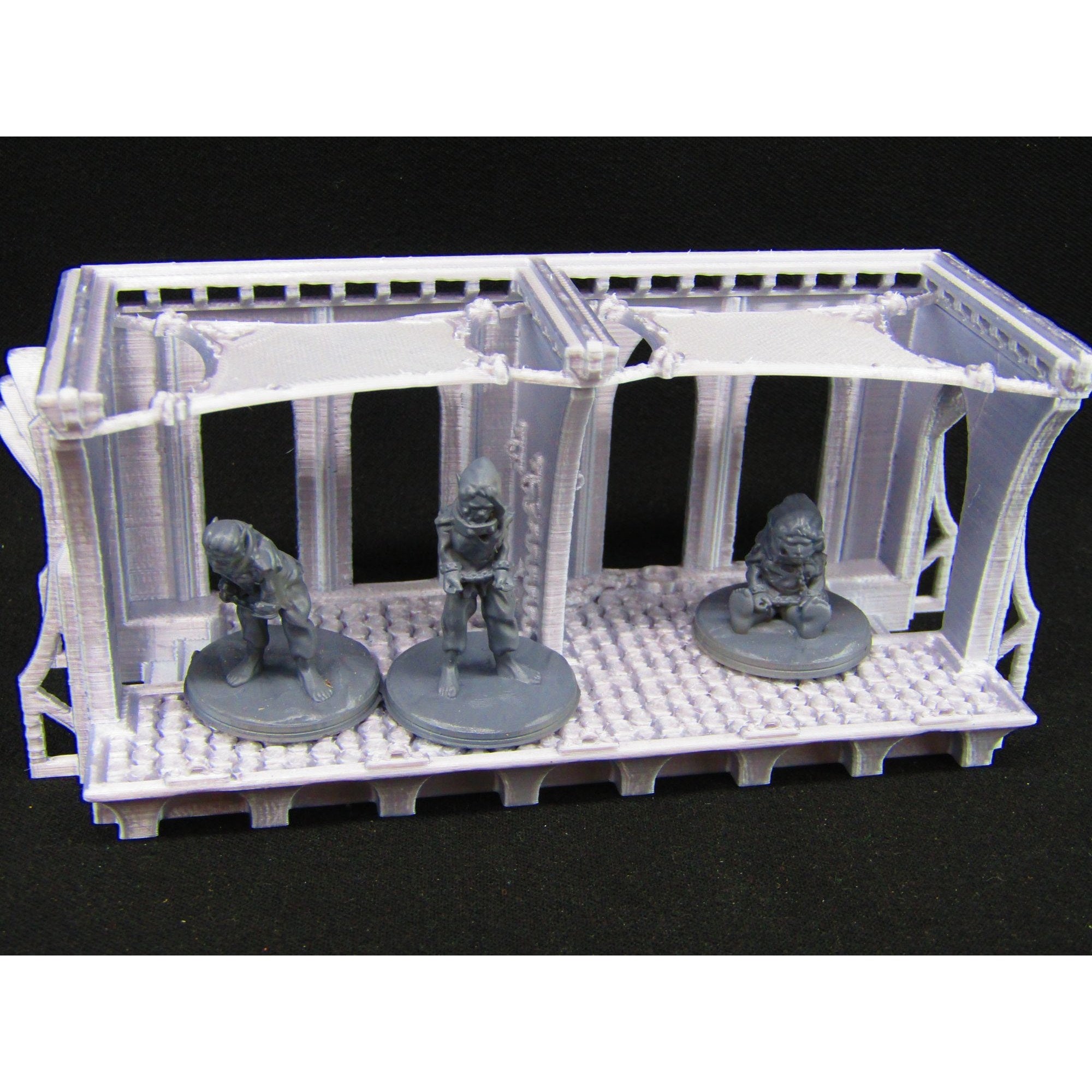 Slave Auction Block W/ Slaves Scatter Terrain Scenery 3D Printed Mini ...