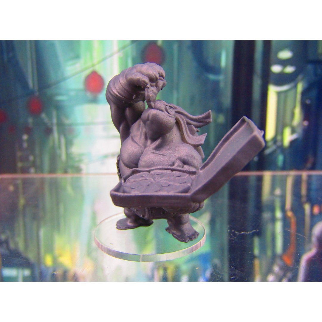 Tortle Ninja A Turtle Man Race Mini Miniature Figure 3D Printed Model ...