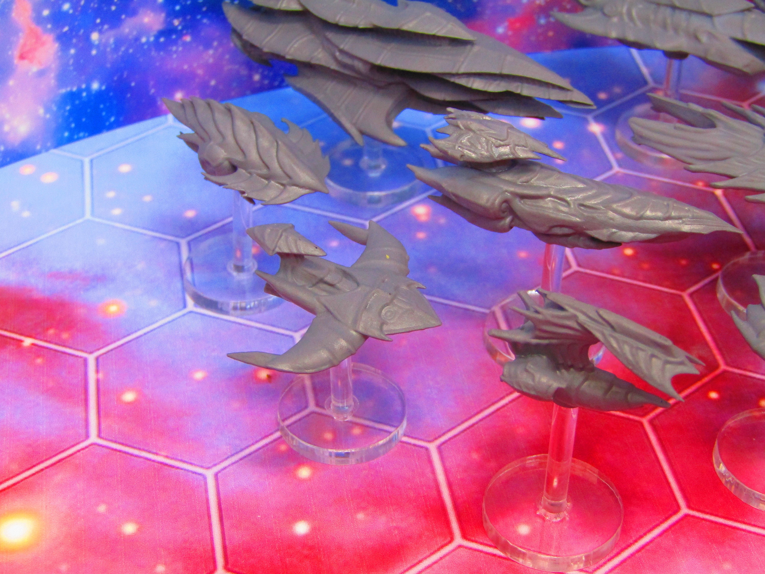 11pc the Hive Bioship Fleet Space War Gaming Set W/ Flight - Etsy