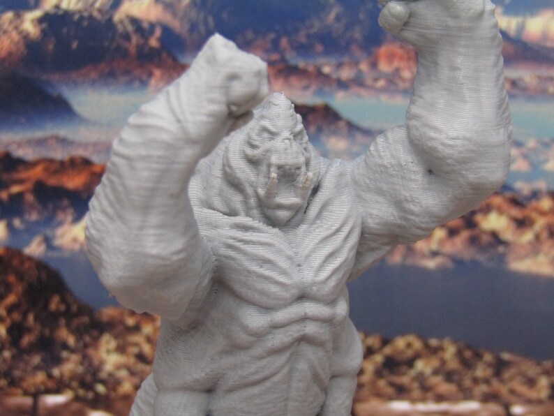 Alien Ape Gorilla 4 Armed Mutant Monster Encounter Mini | Etsy