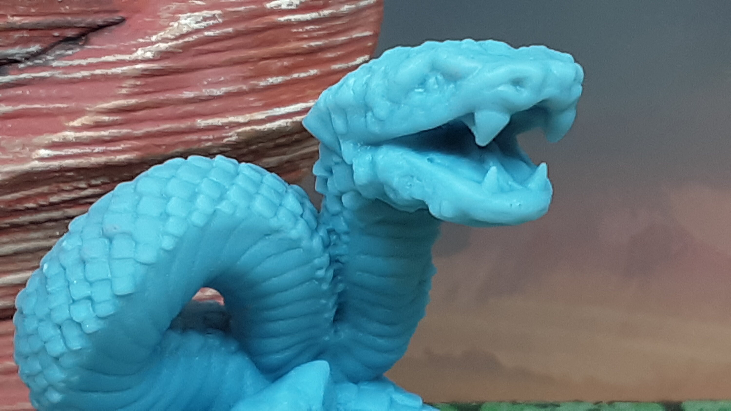 Large Viper Snake Mini Miniature Figure for RPG Fantasy Games Dungeons ...