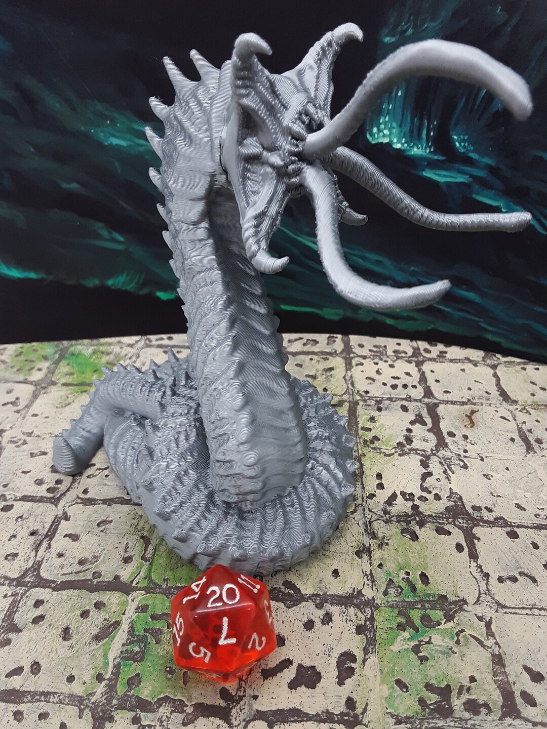 Giant Larvae Alpha Worm Monster Encounter Mini Miniature Figure ...