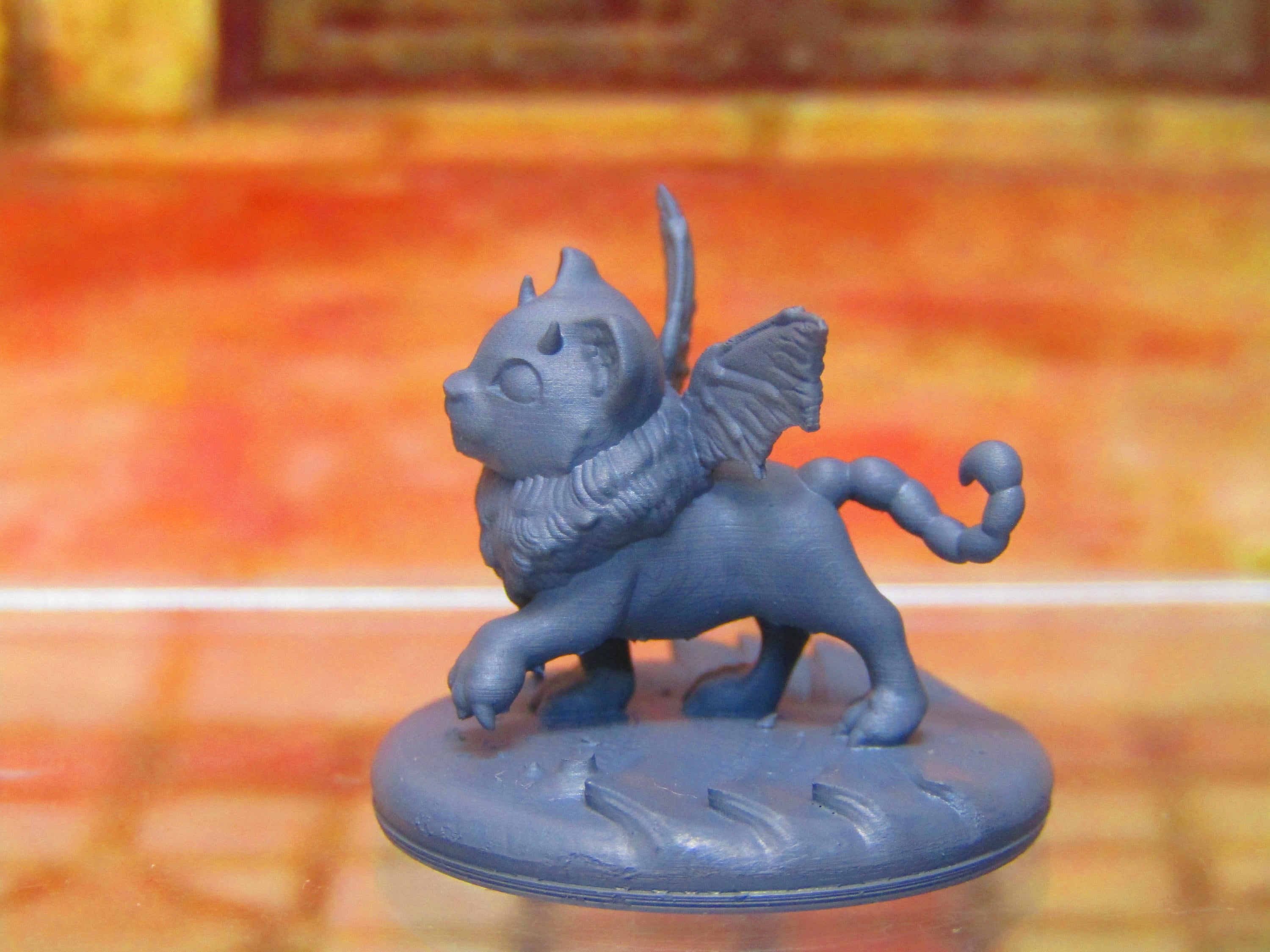 Baby Manticore Monster Beast Companion Mini Miniatures 3D - Etsy