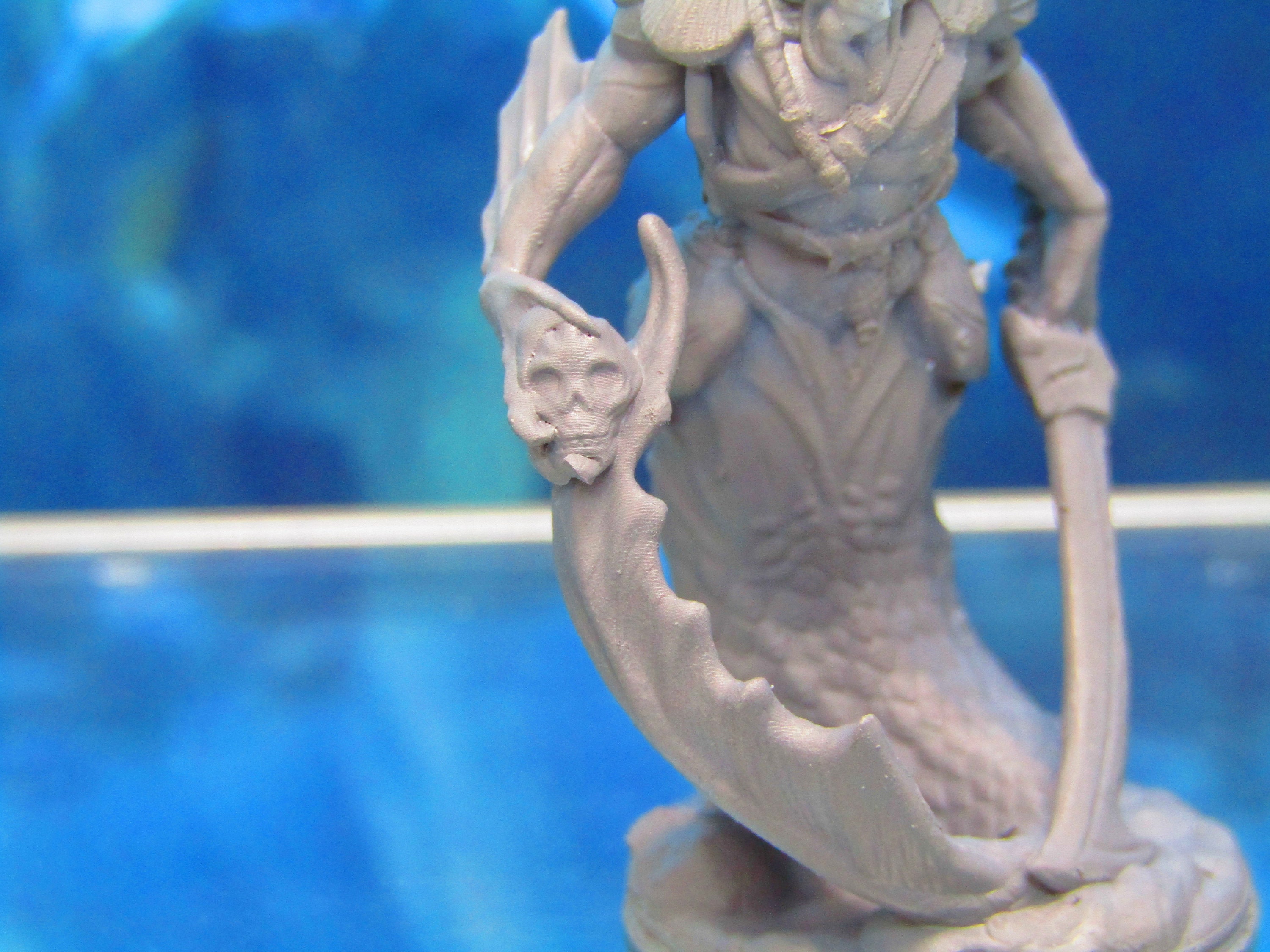 Merrow Merman Monster Creature W/ Sword Mini Miniature Figure | Etsy