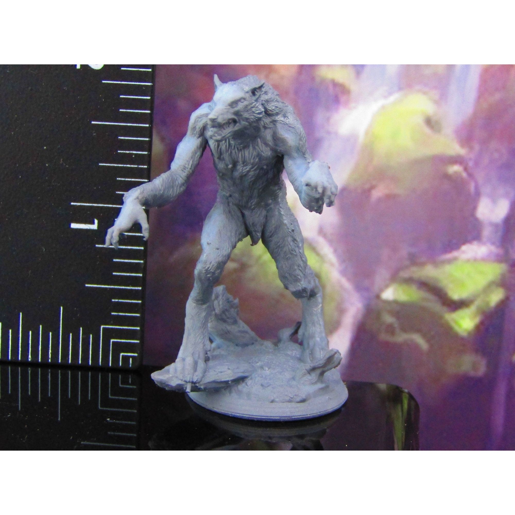 Tall Lanky Werewolf Monster Mini Miniature Model Character Figure 28mm ...