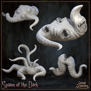 Spawn of the Deep 4 Pc Set Mini Miniature Model Character Figure 28mm ...