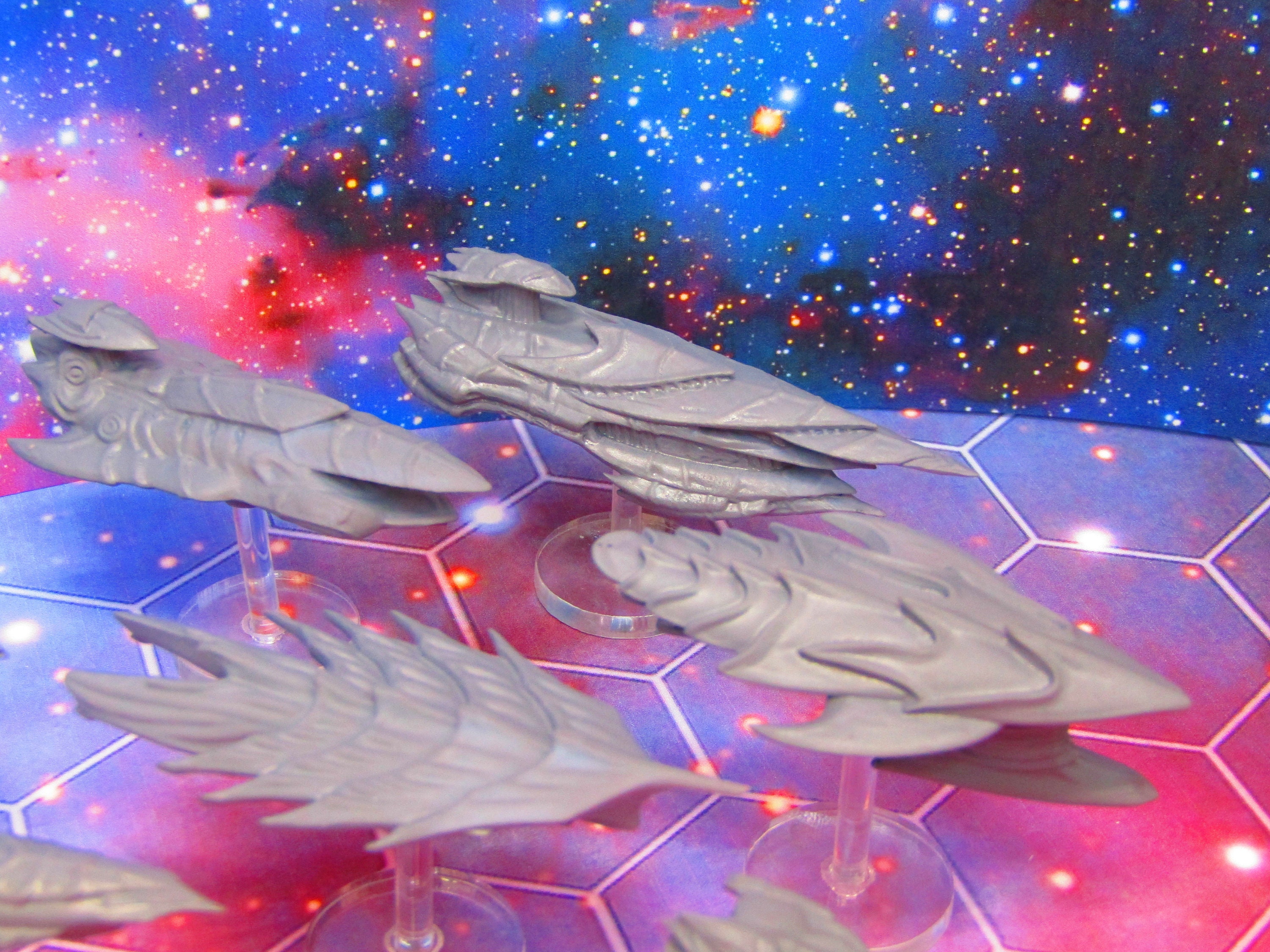 11pc the Hive Bioship Fleet Space War Gaming Set W/ Flight - Etsy