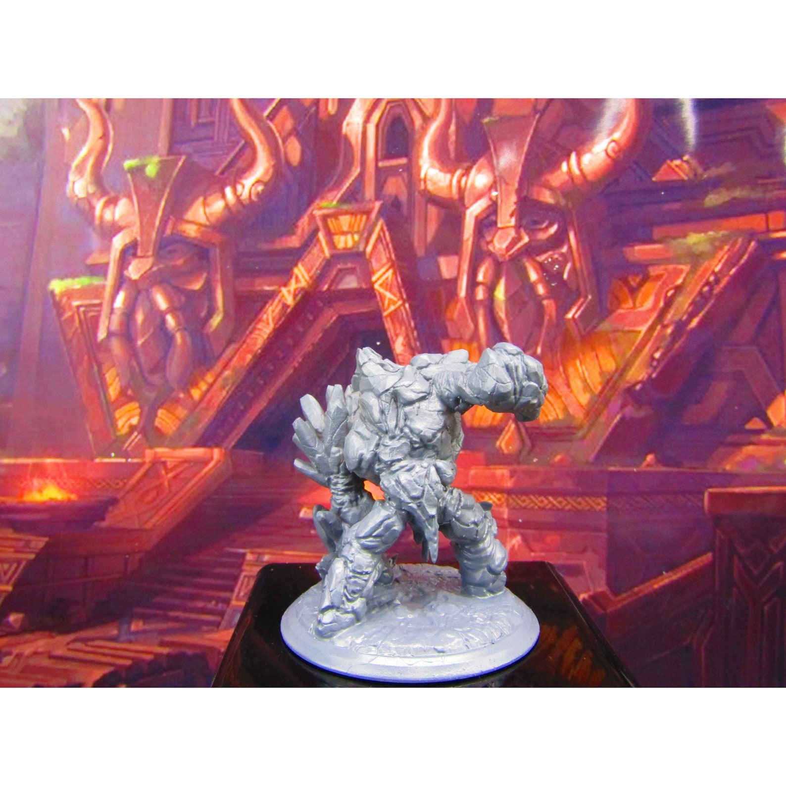 Lava Magma Earth Golem Monster Mini Miniature Model Character Figure ...