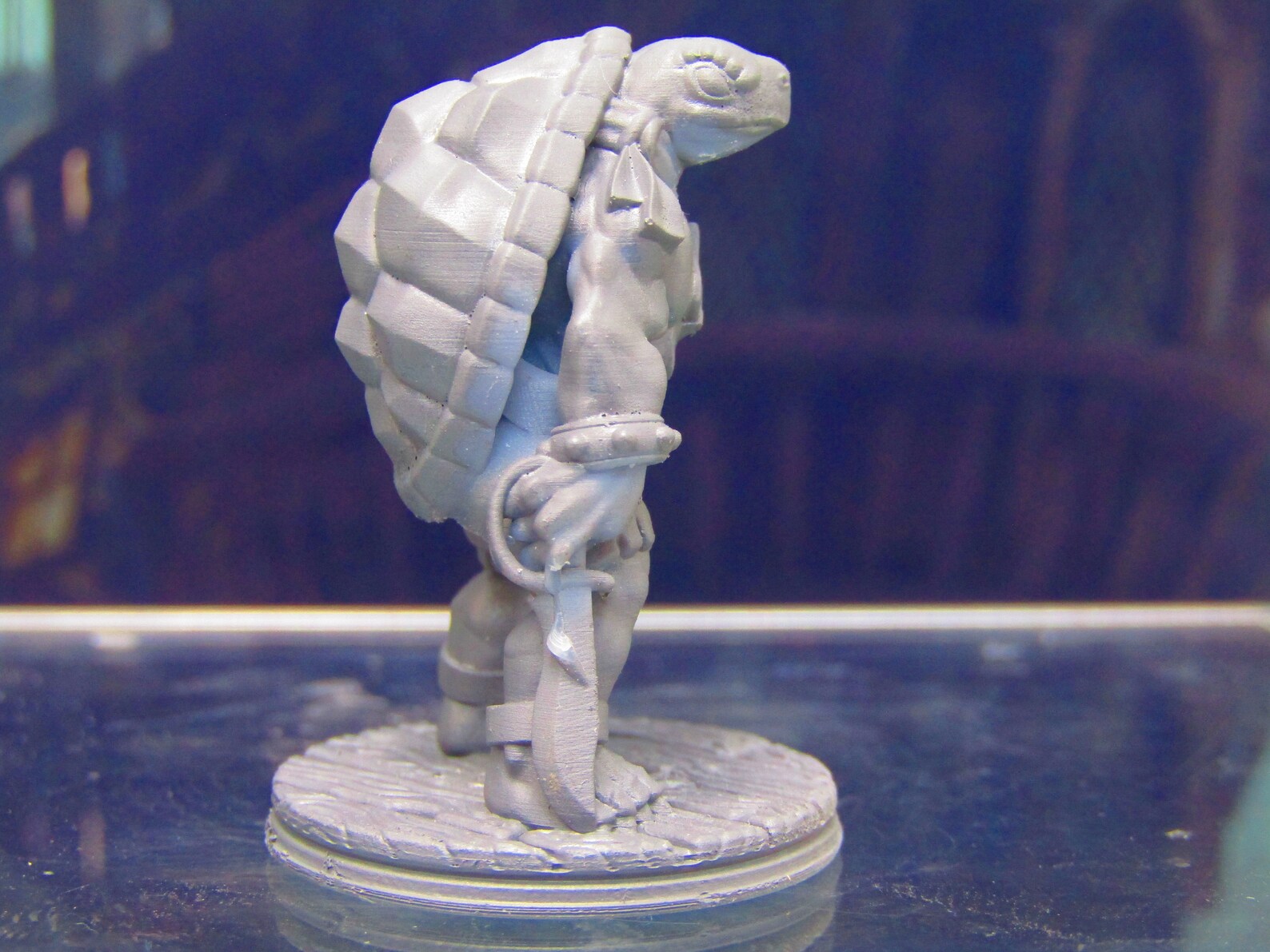 Tortle Pirate Dual Wielding Mini Miniature Figure 3D Printed Model 28 ...