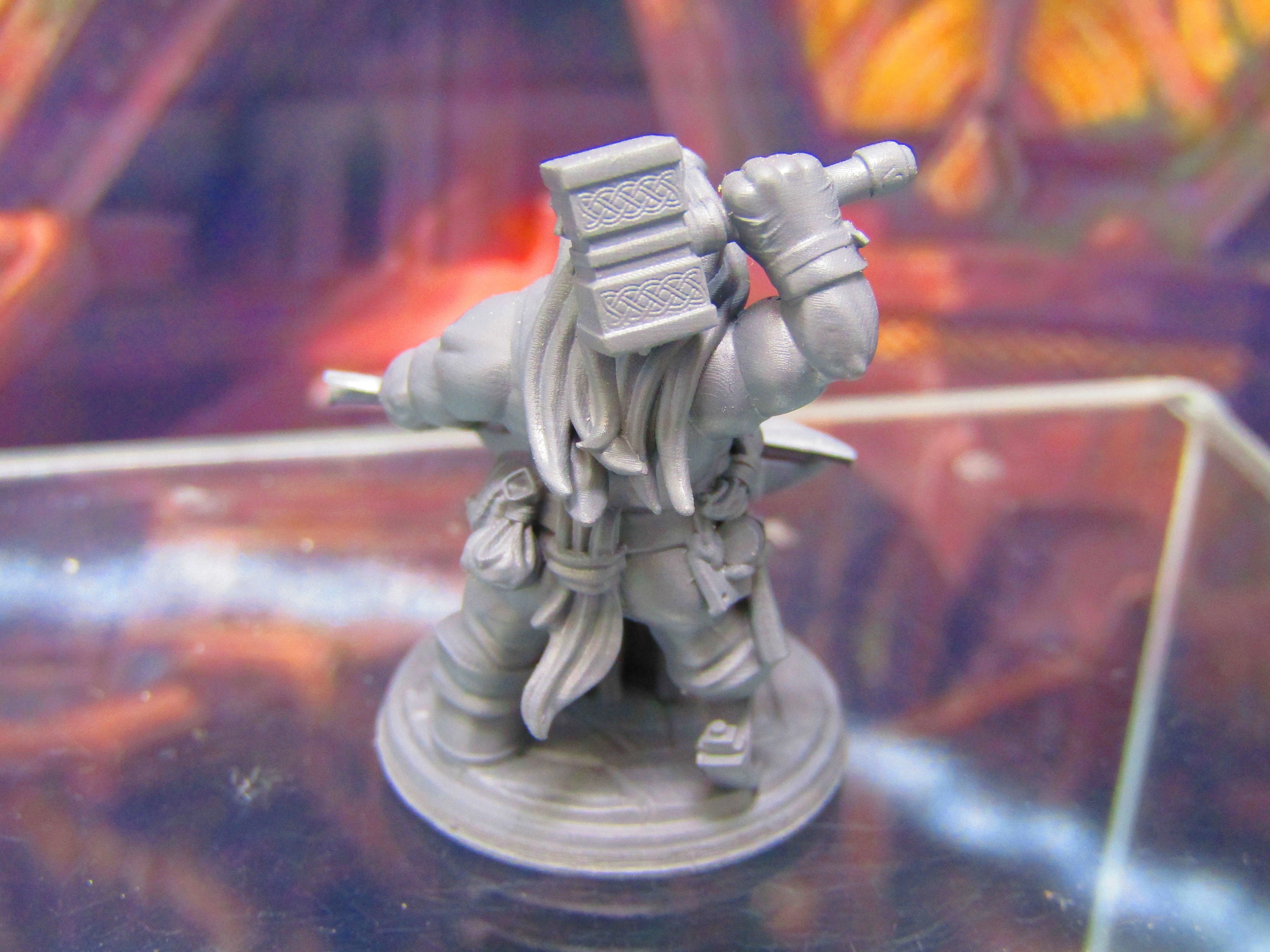 Dwarven Blacksmith / Weaponsmith Mini Miniatures 3D Printed Model 28 ...
