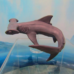 Hammerhead Shark Mini Miniature Scatter Terrain Scenery 3D Printed ...