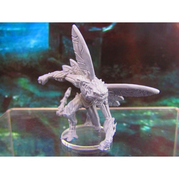 Bone Demon Monster Pose B Mini Miniature Figure 3D Printed - Etsy