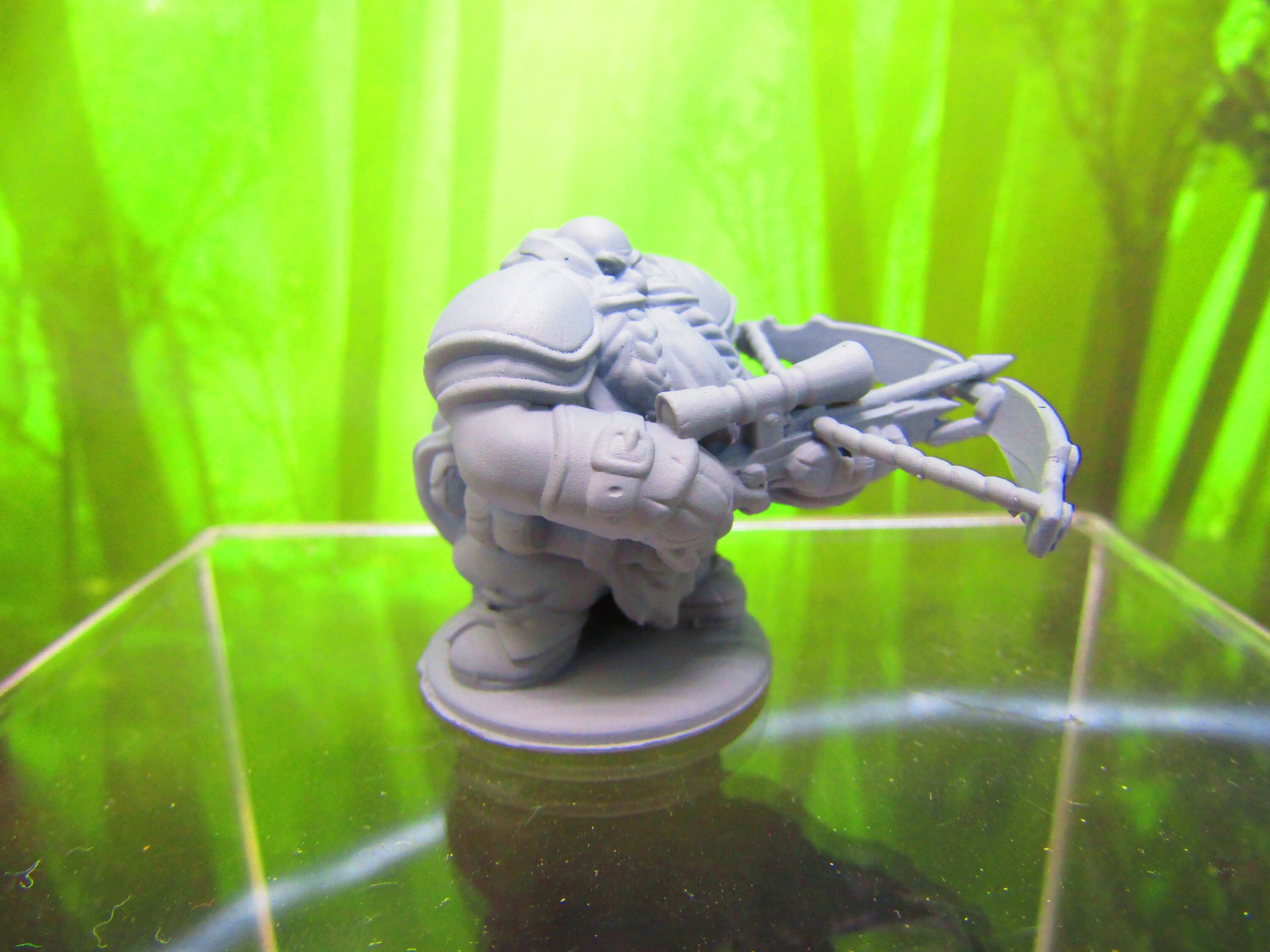 Dwarven Fighter Archer with Crossbow with Scope Mini Miniature | Etsy