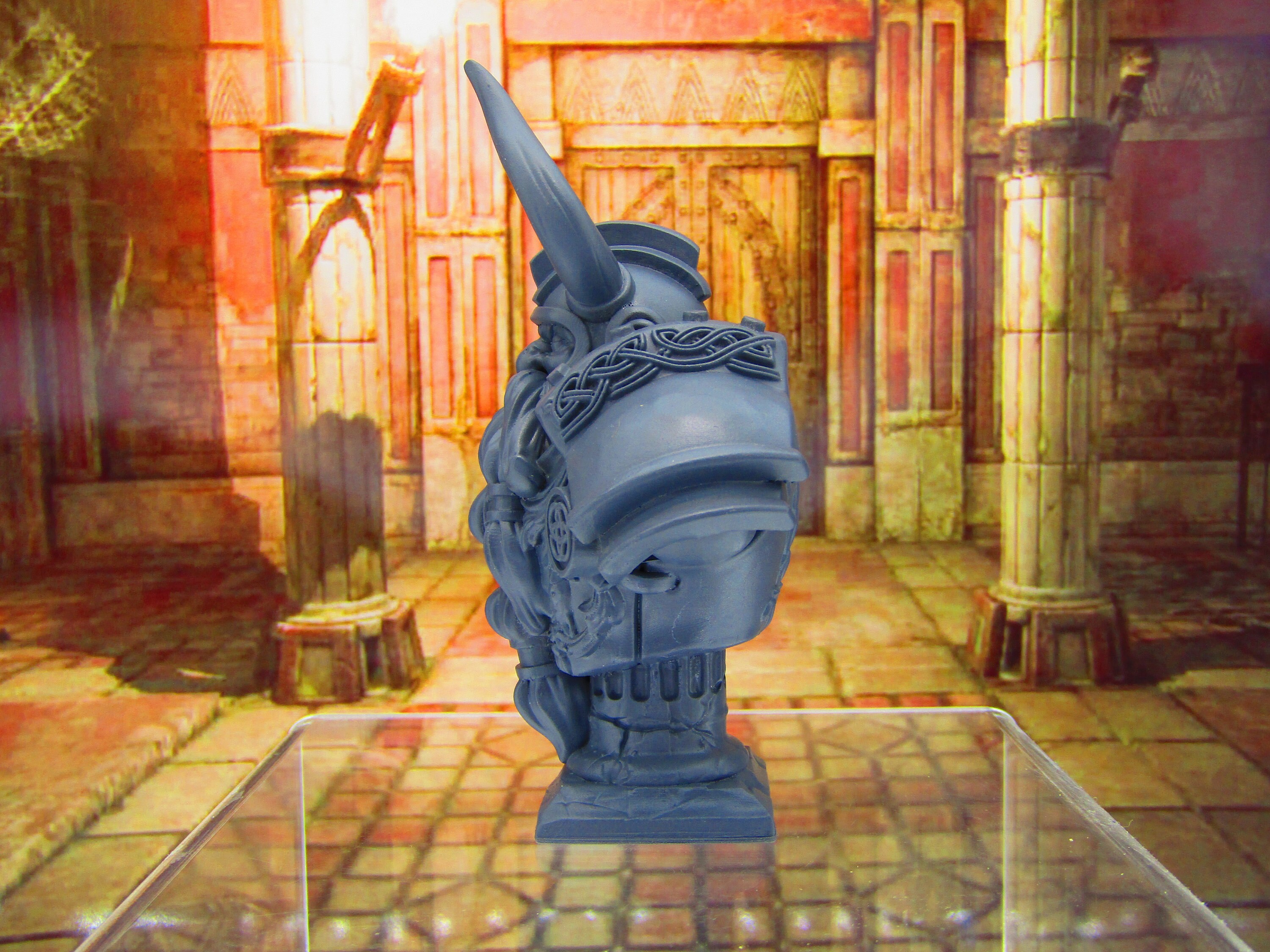 4 Tall Dwarven King Bust Statue Resin 3D Printed Model - Etsy