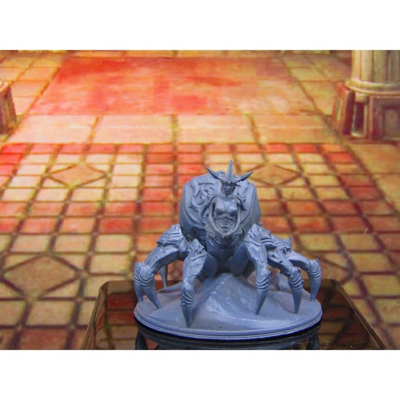 Spider Queen Arachnid Monster Mini Miniature Model Character | Etsy