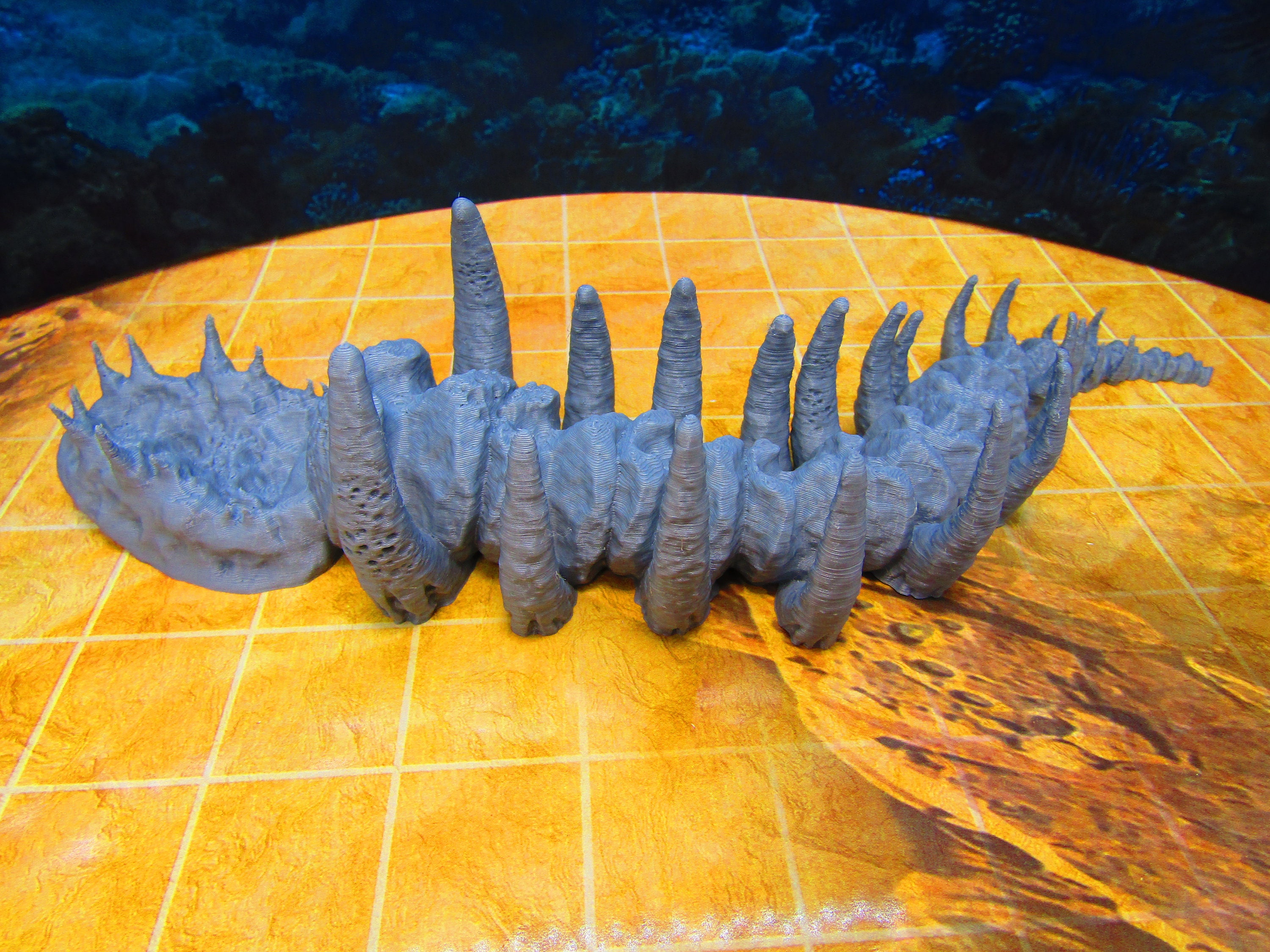 Sea Monster / Dragon Spine and Ribcage Bones Scenery Scatter | Etsy