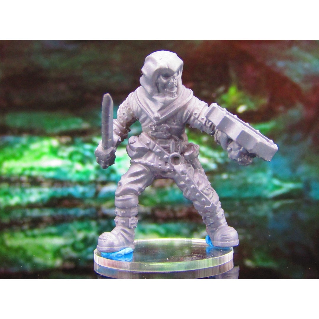 Undead Skeleton Rogue Soldier Mercenary C Mini Miniature Model ...