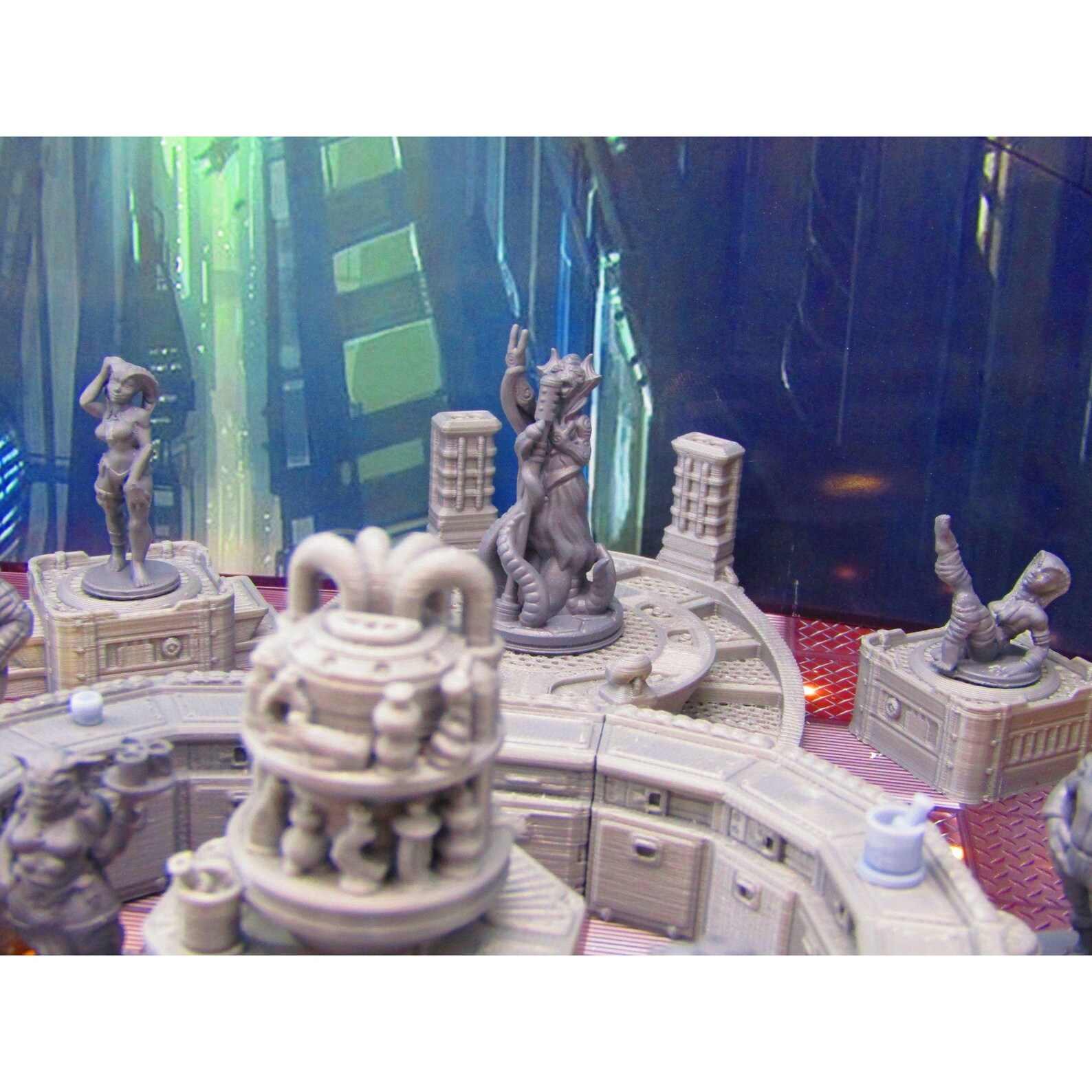 50pc Sci Fi Modular Bar Night Club Scenery Terrain Set w/ Mini | Etsy