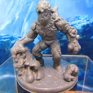 Coral Golem Undersea Monster Creature Mini Miniature Figure 3D Printed ...