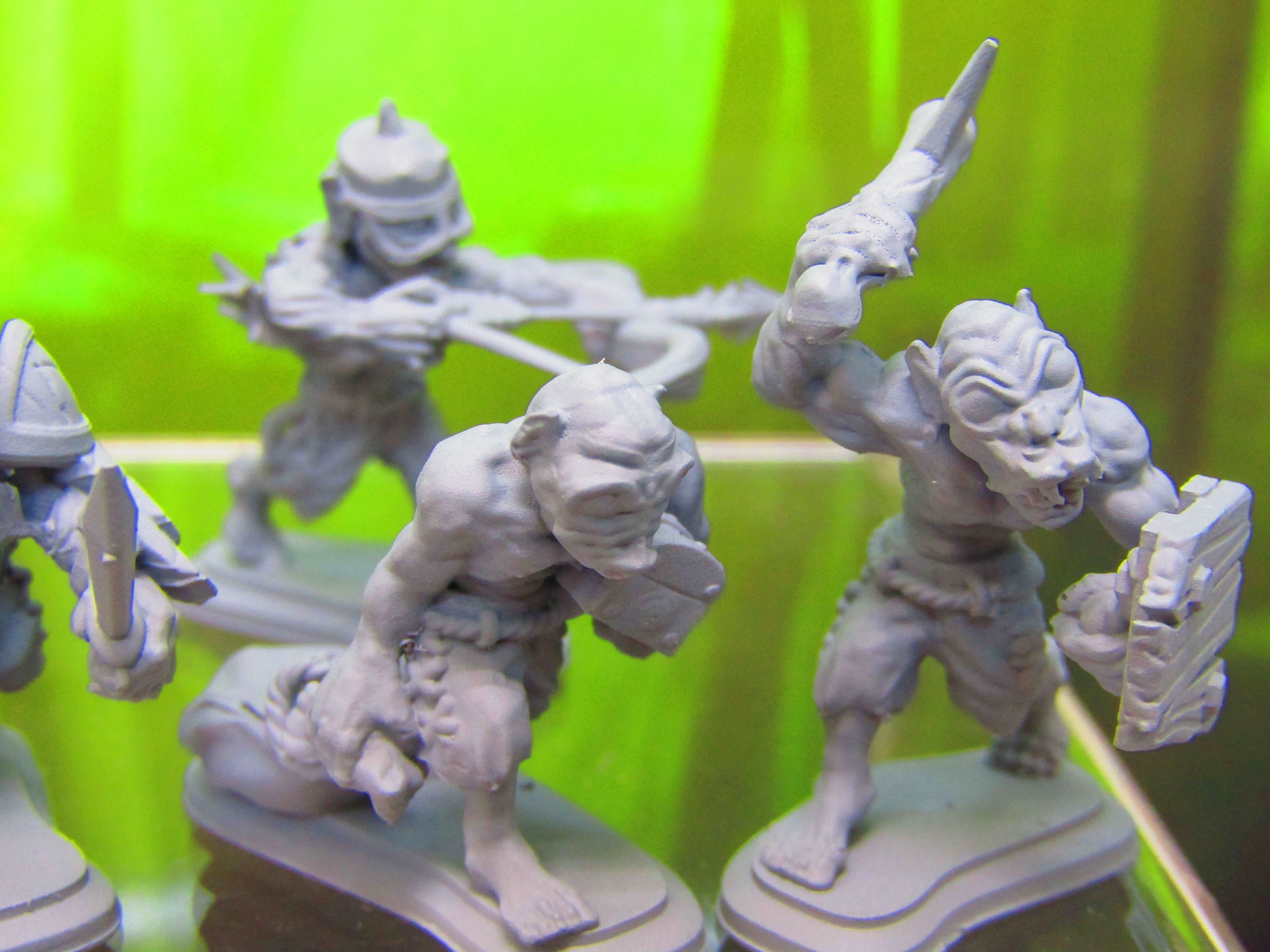 6pc Swamp Goblin Mob Set Mini Miniature 3D Printed Model | Etsy