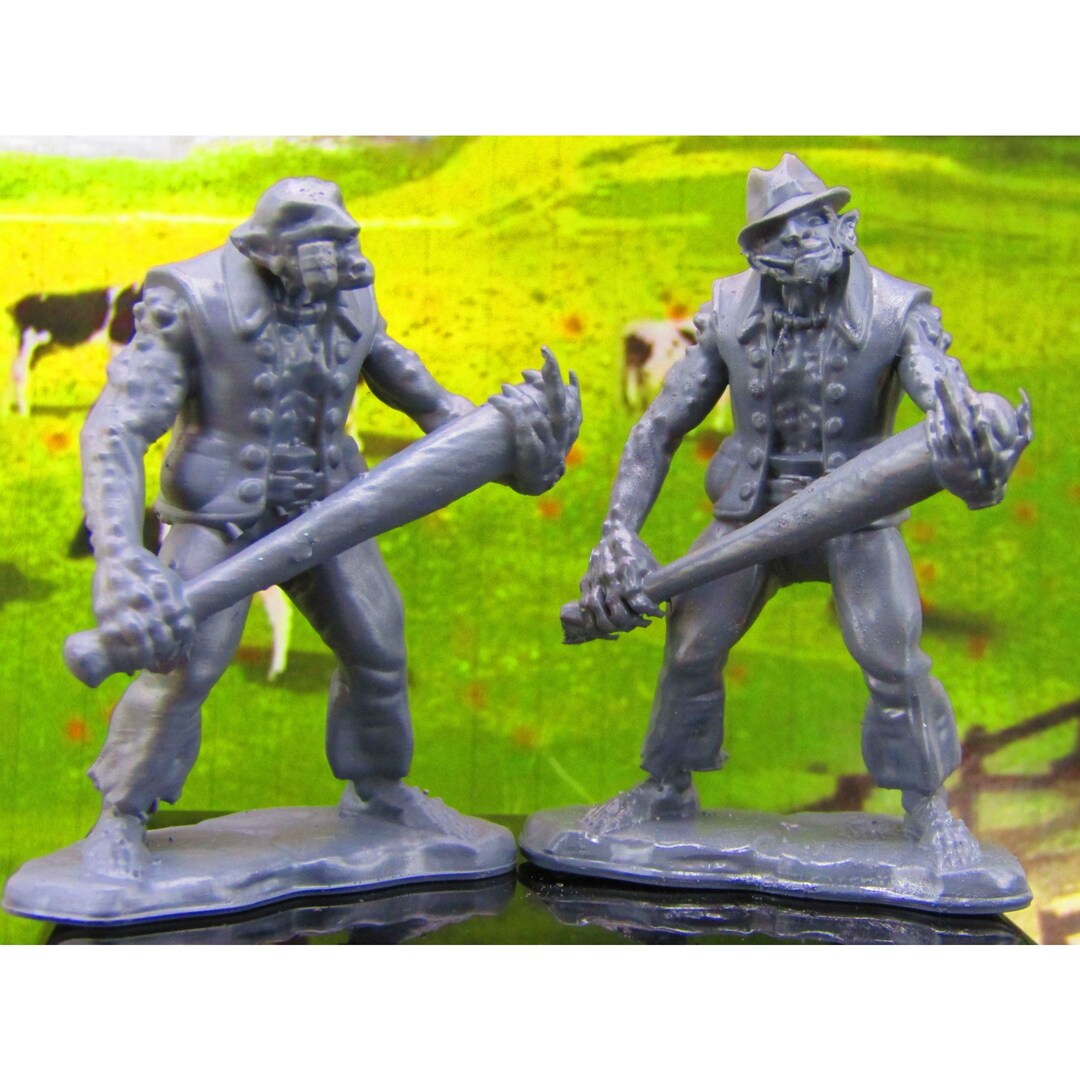Troll Gangster Pair Monster Encounter Mini Miniature Model Character ...