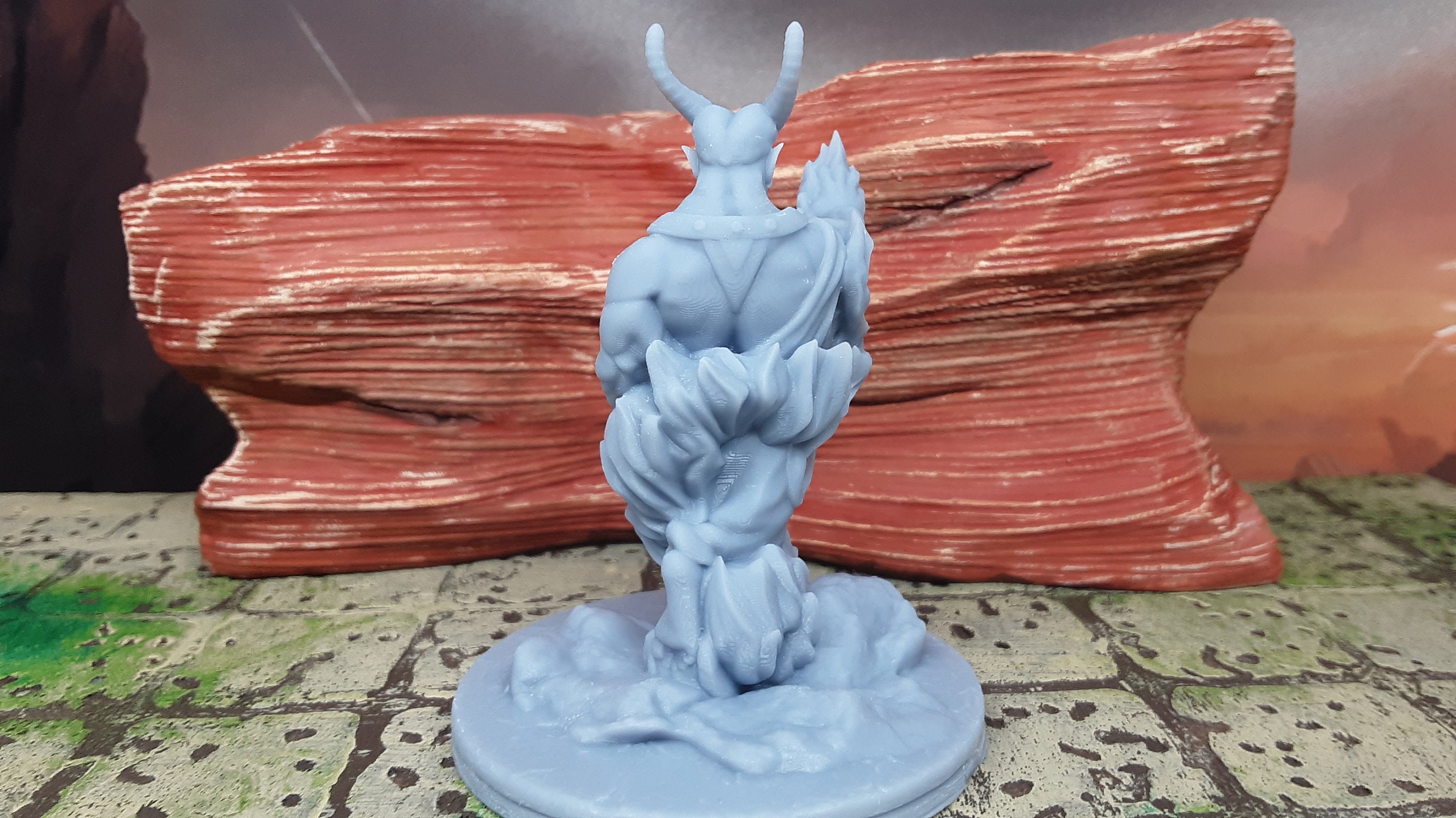 Efreeti Ifrit Demon Encounter Mini Miniatures Figure Tabletop - Etsy