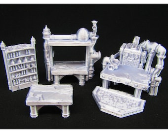Alchemy Lab Equipment RPG Terrain 32-54mm Terrain - Etsy