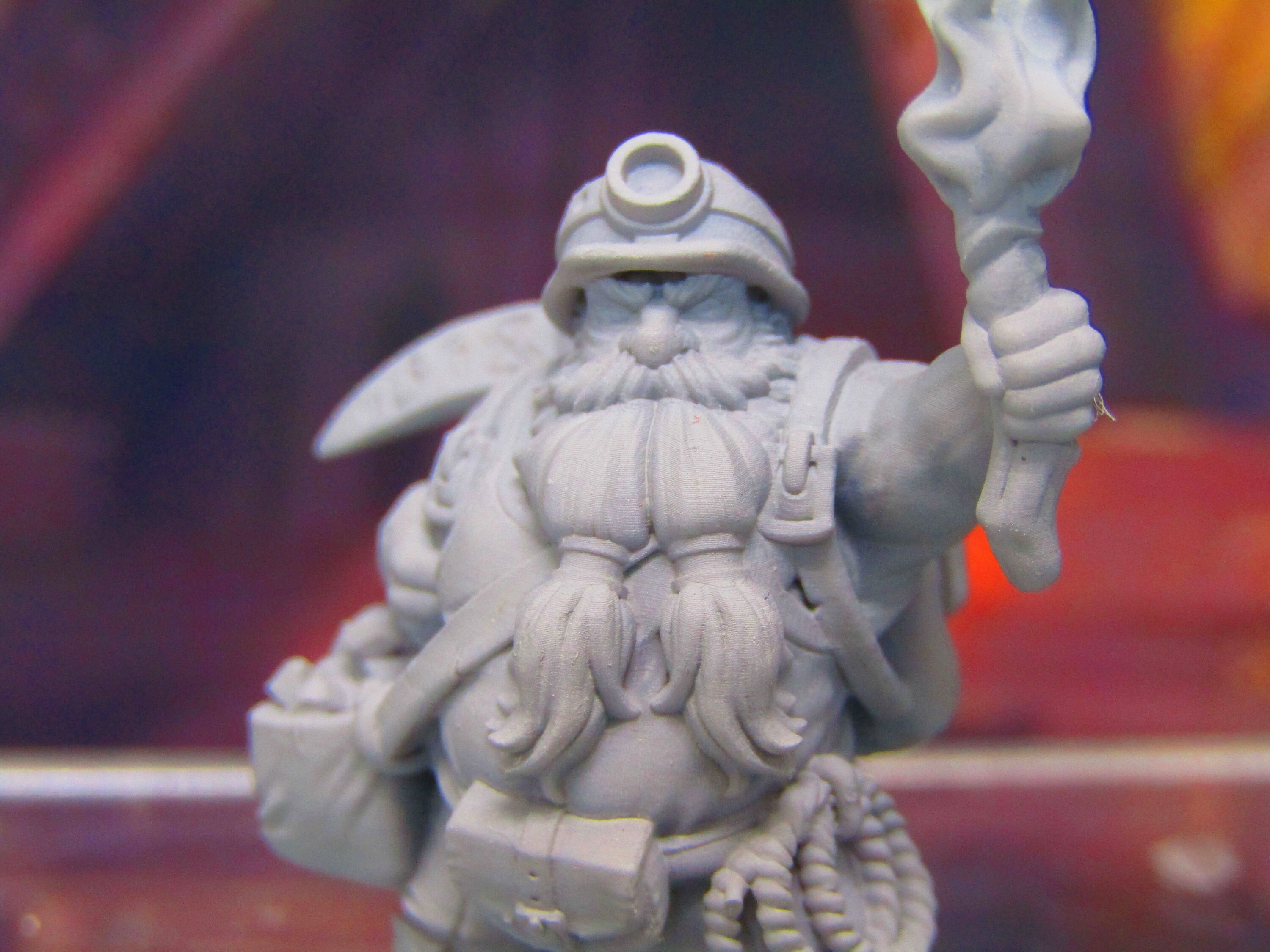 Dwarven Miner Dwarf Explorer Adventurer Mini Miniatures 3D | Etsy
